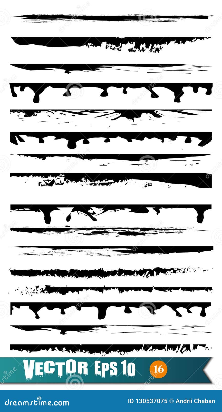 Set of Hand Drawn Grunge Brush Lines, Vector Illustration Stock Vector ... Set of Hand Drawn Grunge Brush Lines, Vector Illustration Stock Vector ...