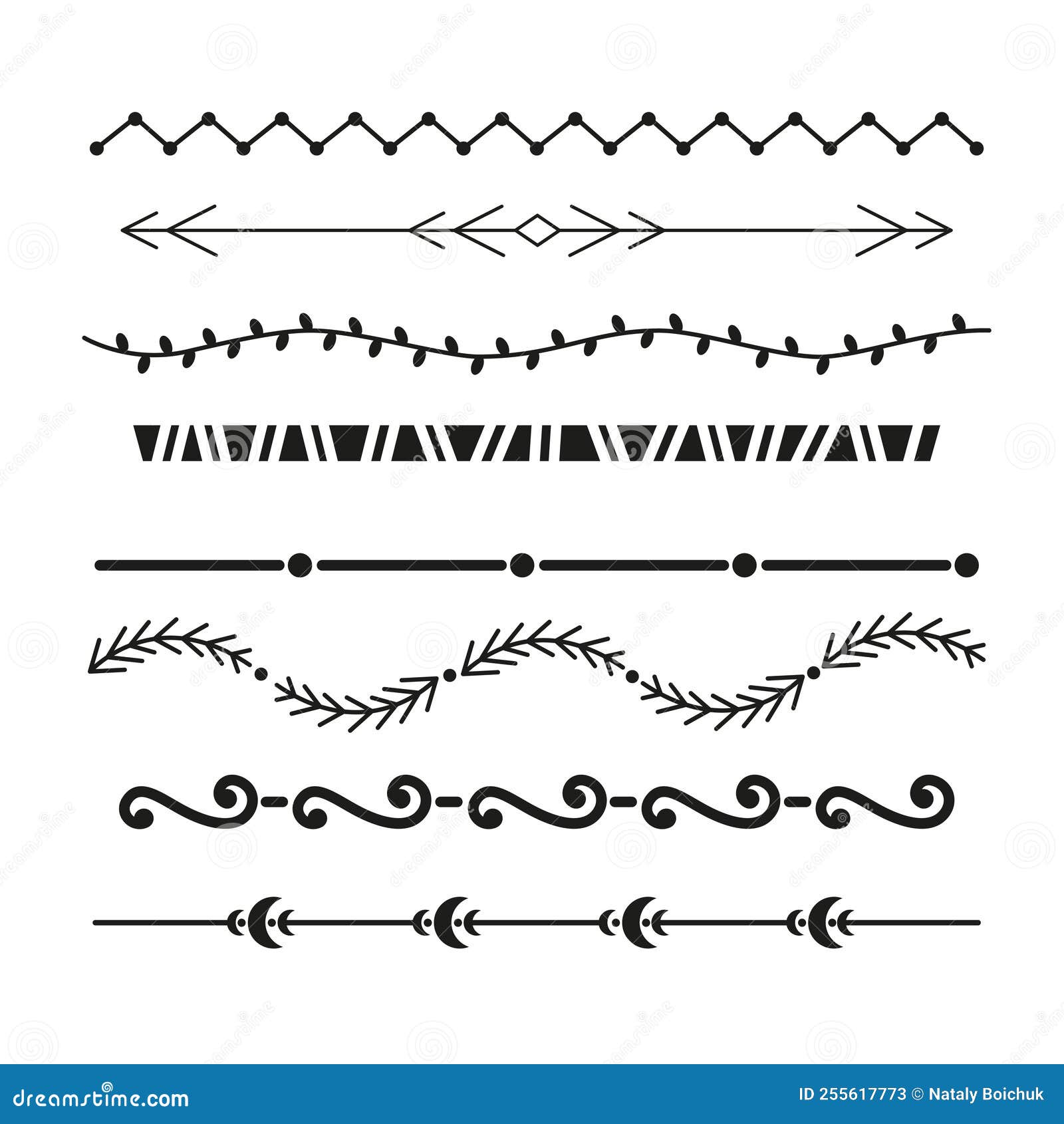 Set of Hand Drawn Lines and Dividers. Vector Doodle Design Elements ... Set of Hand Drawn Lines and Dividers. Vector Doodle Design Elements ...