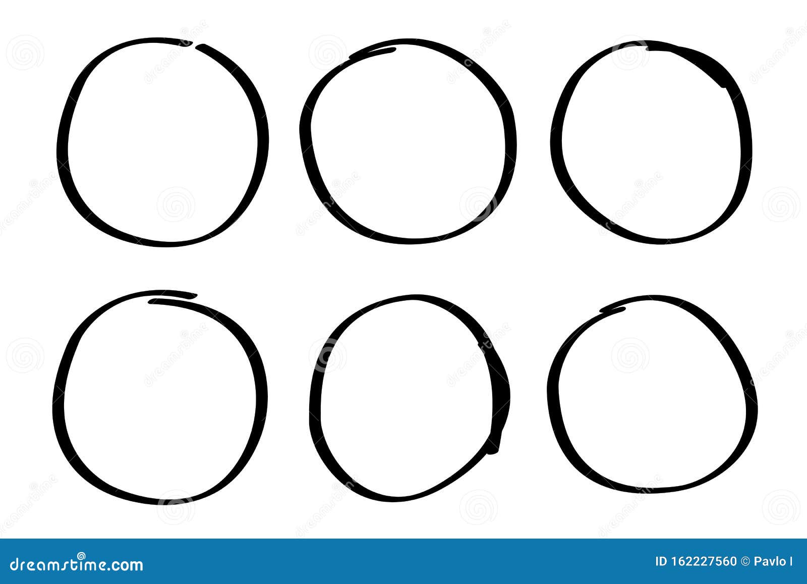 Set Hand Drawn Marker Circles - Vector Stock Vector - Illustration of ... Set Hand Drawn Marker Circles - Vector Stock Vector - Illustration of ...