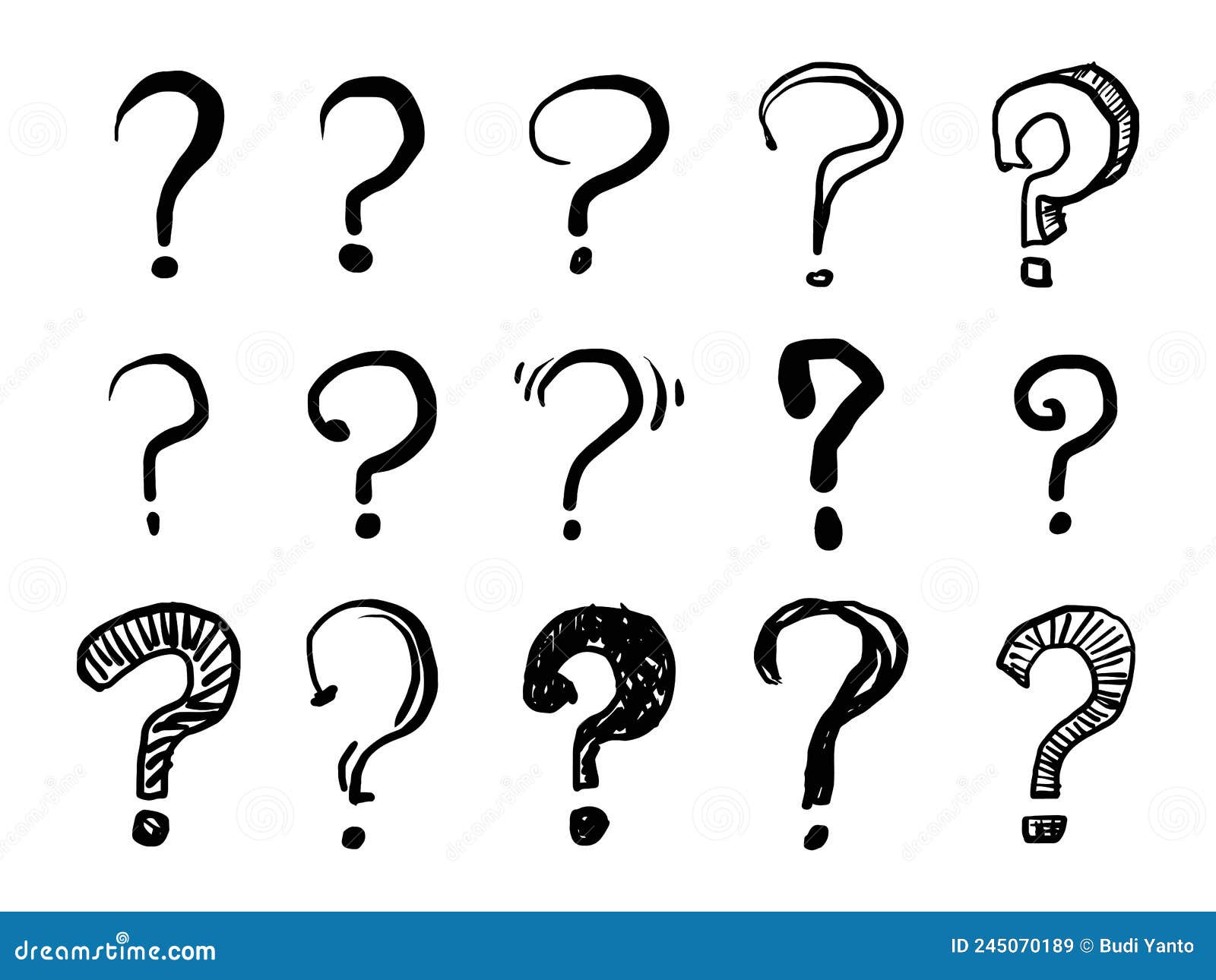 Set of Hand Drawn Question Marks. Doodle Questions Marks Stock Vector ... Set of Hand Drawn Question Marks. Doodle Questions Marks Stock Vector ...