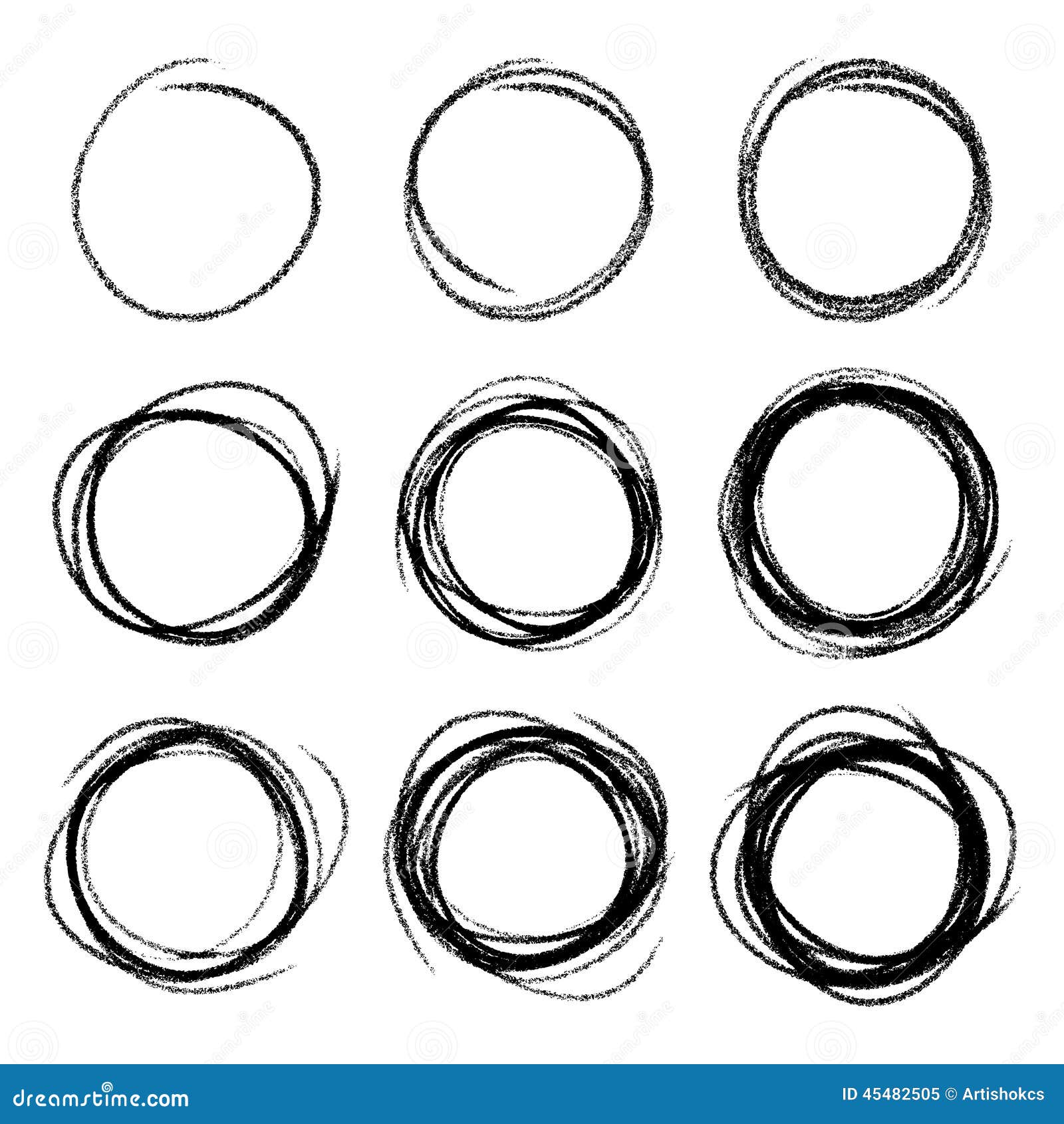 Set of Hand Drawn Scribble Circles Stock Vector - Illustration of ball ... Set of Hand Drawn Scribble Circles Stock Vector - Illustration of ball ...