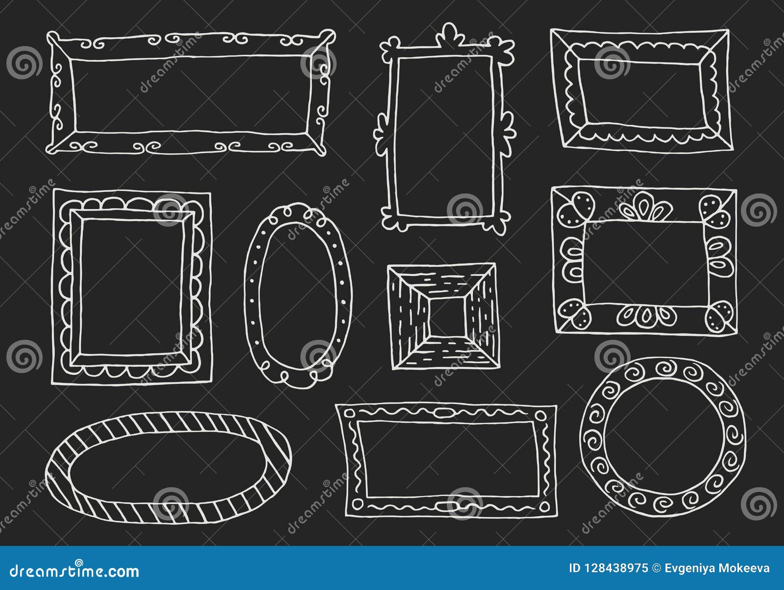 Sketch Of 3 Frames Made With Pencil Royalty-Free Stock Image ...