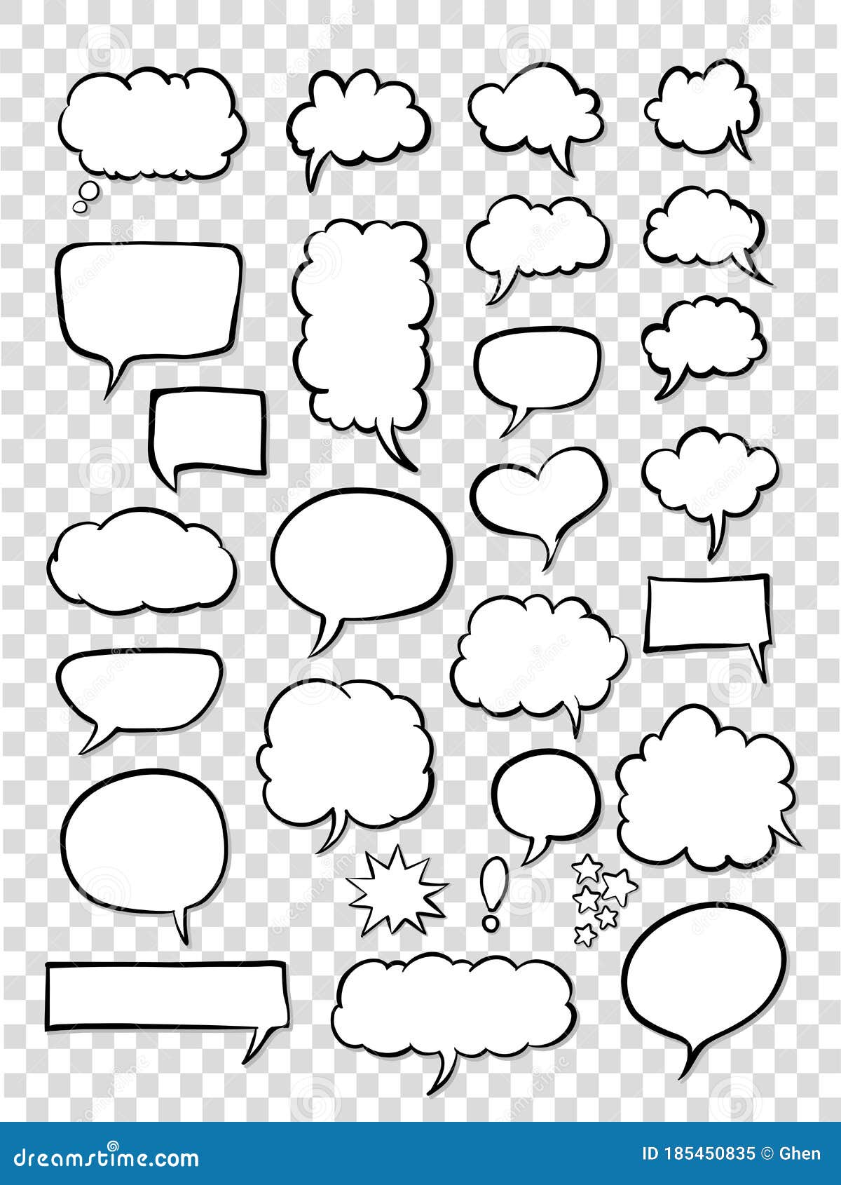 Callouts Blank Vector Illustration | CartoonDealer.com #118623542