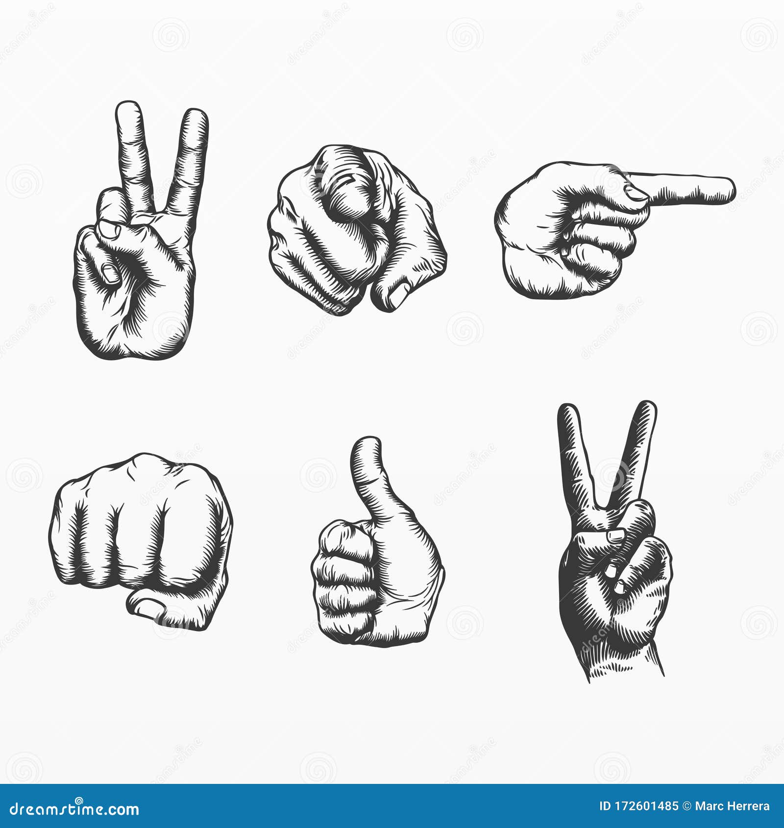Set of hand drawn vector stock illustration. Illustration of drawn ...
