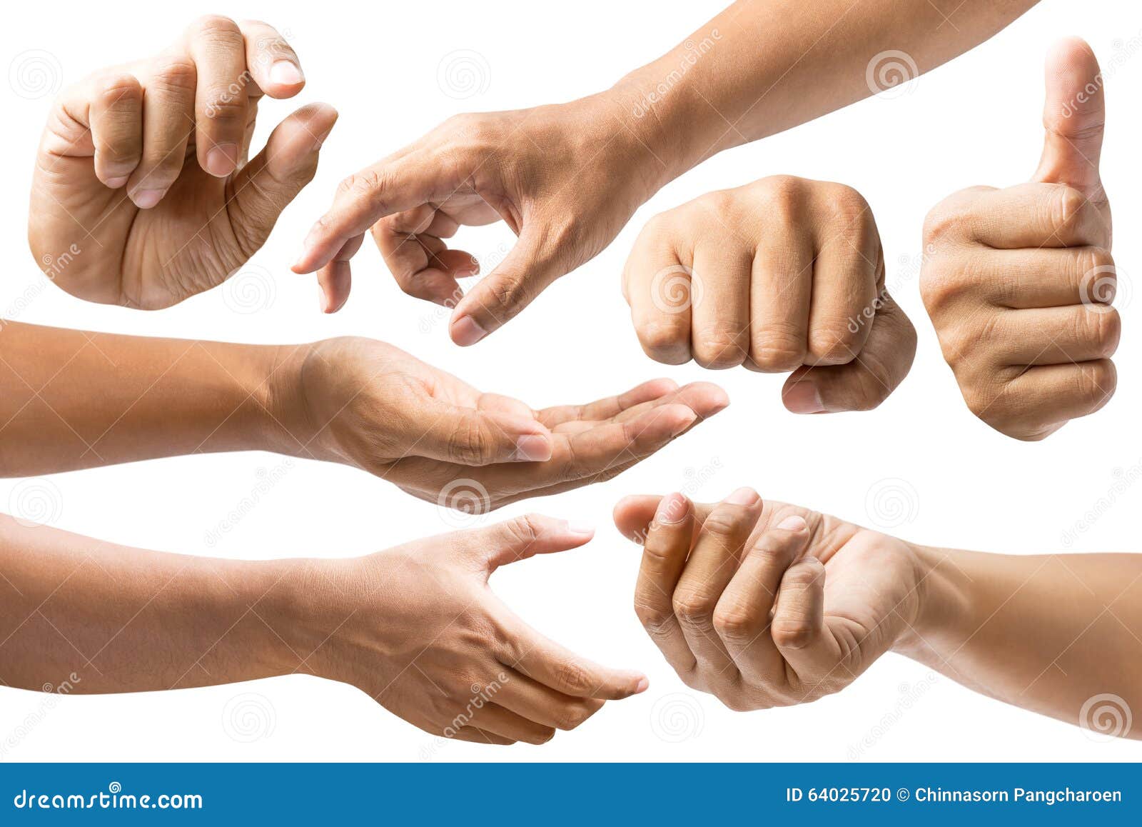 Set of hand stock photo. Image of people, signal, finger - 64025720