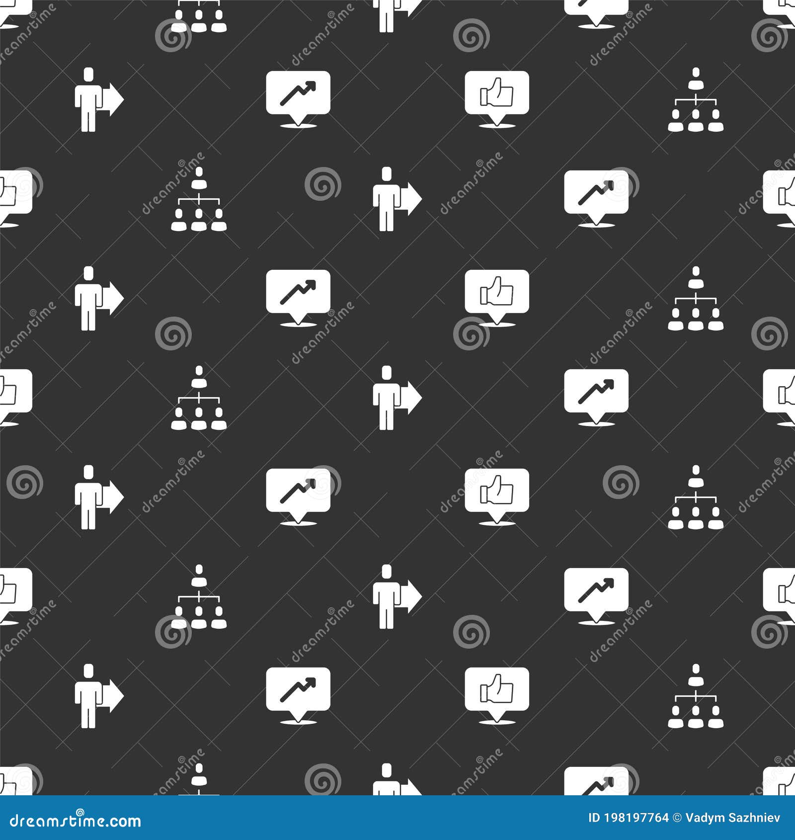 Pie Chart Team Work On Paper Looking To Business Concept Of Planning ...