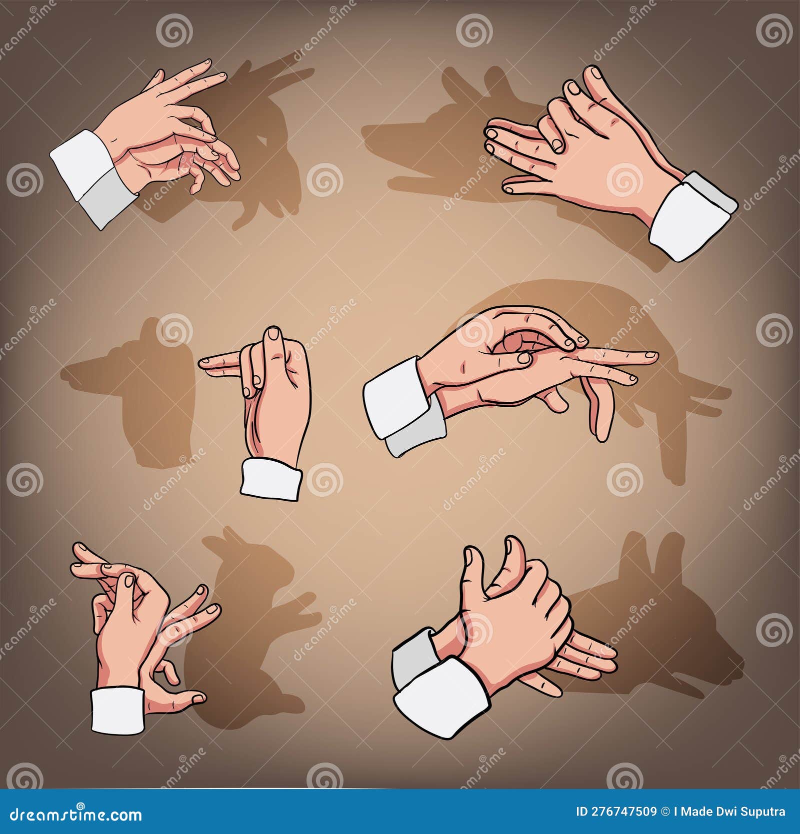 Shadow Puppets Isolated Cartoon Vector Illustration. | CartoonDealer ...