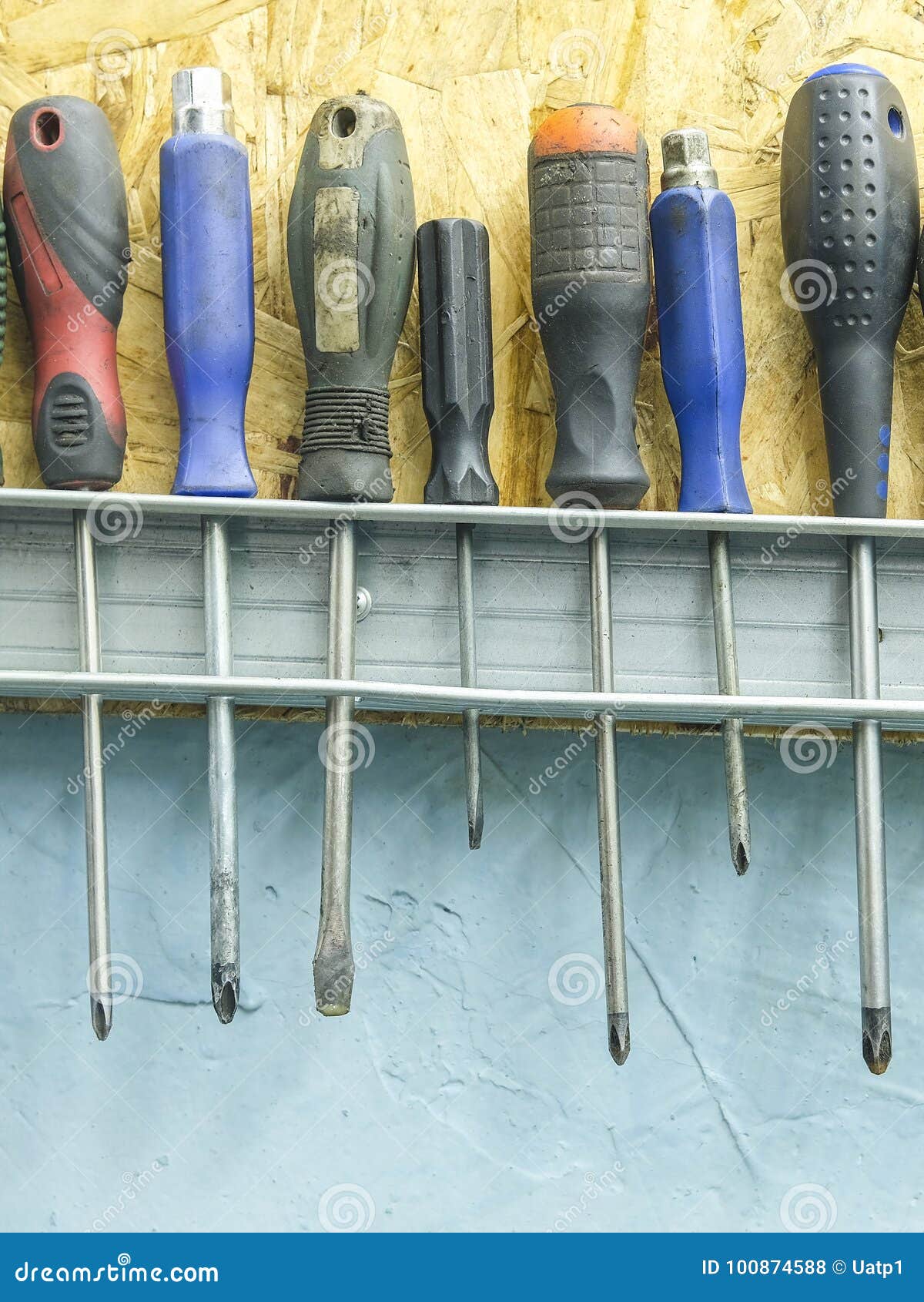 Set of the hand tools stock photo. Image of workshop - 100874588