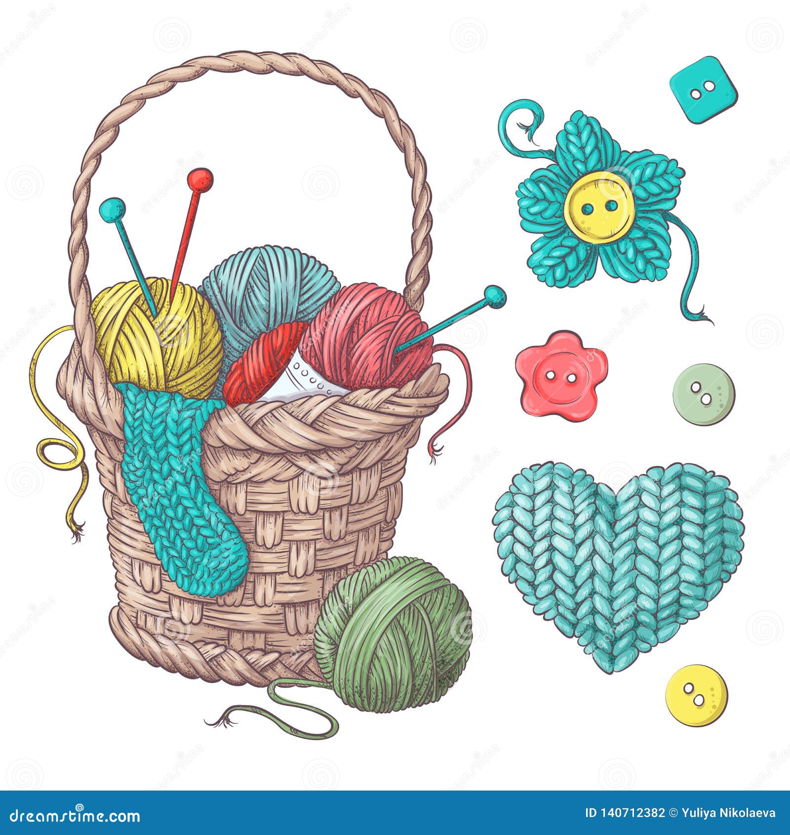 Girl Crochet Clipart