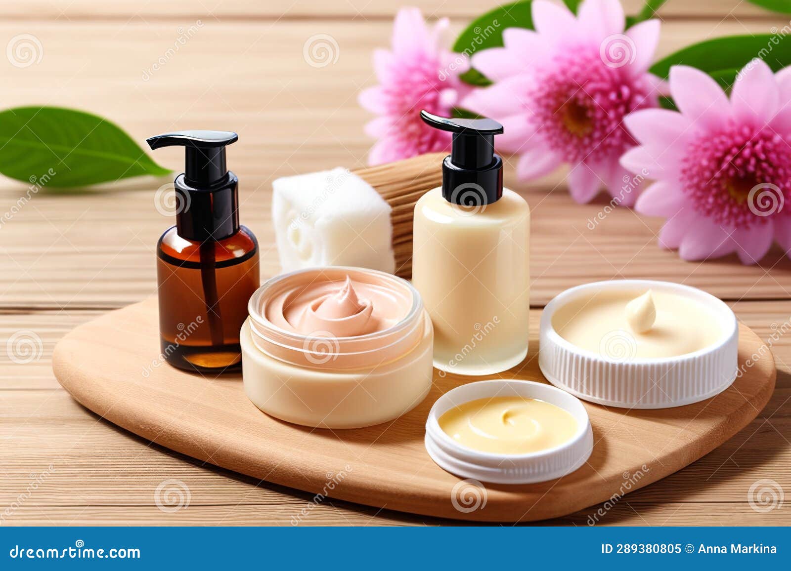 A Set of Handmade Natural Cosmetics. Stock Image - Image of soap ...