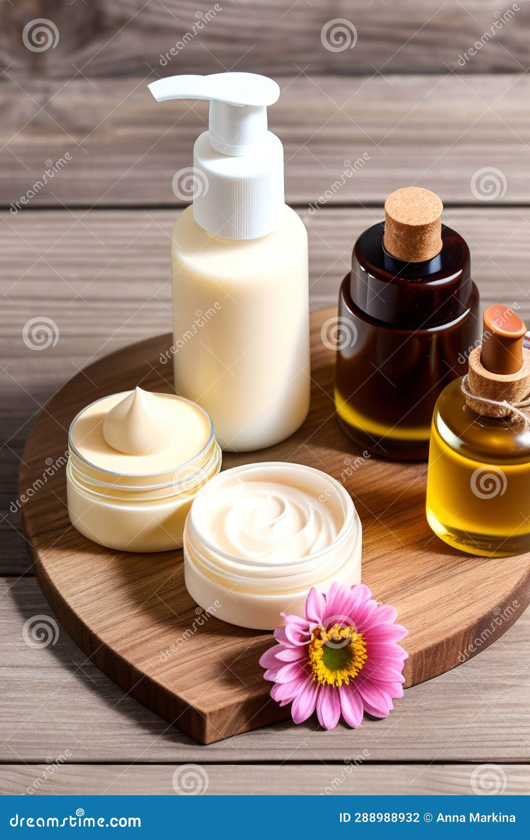 A Set of Handmade Natural Cosmetics. Stock Photo - Image of oily ...