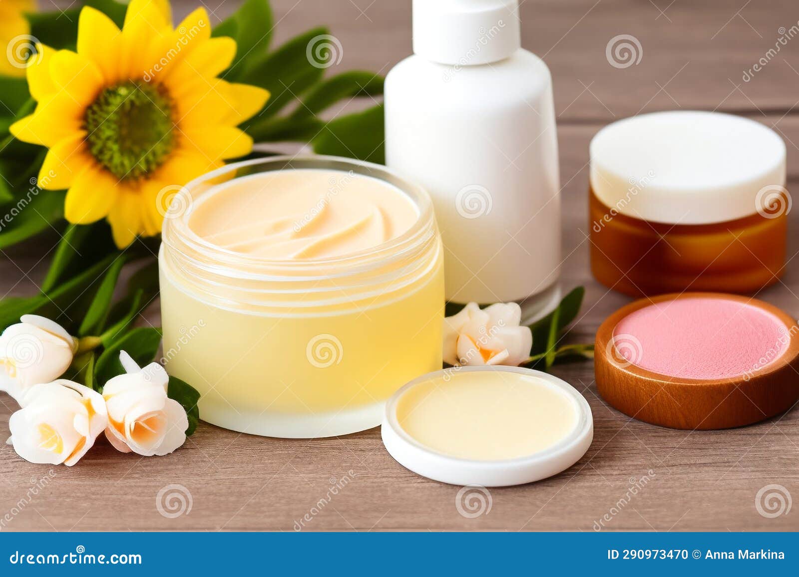 A Set of Handmade Natural Cosmetics. Stock Photo - Image of concept ...