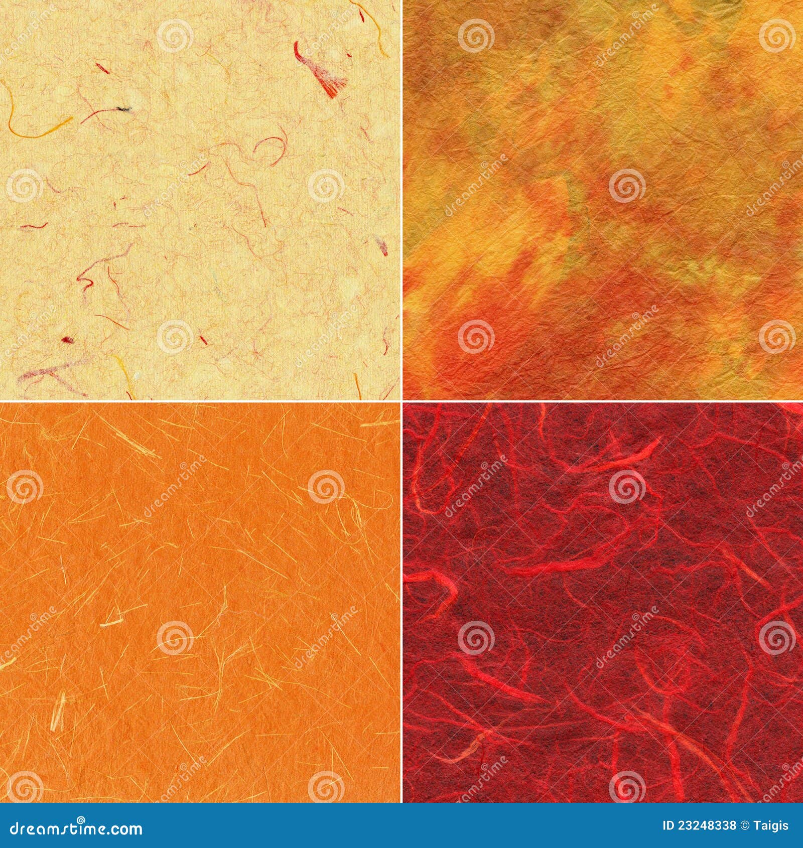 Set of Handmade Paper Textures Stock Photo - Image of brown, antique ...