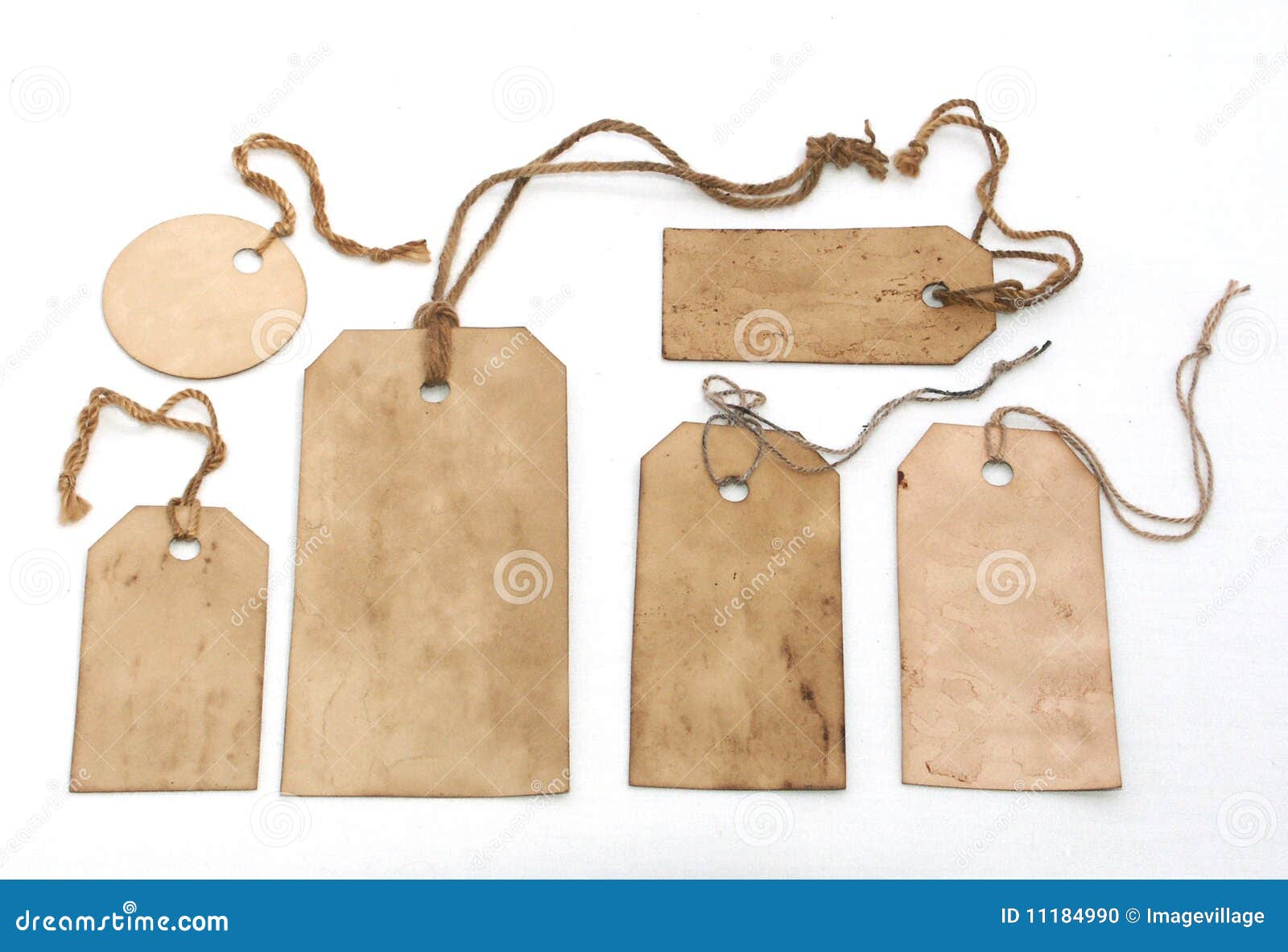 Set of handmade tags stock photo. Image of antique, market - 11184990