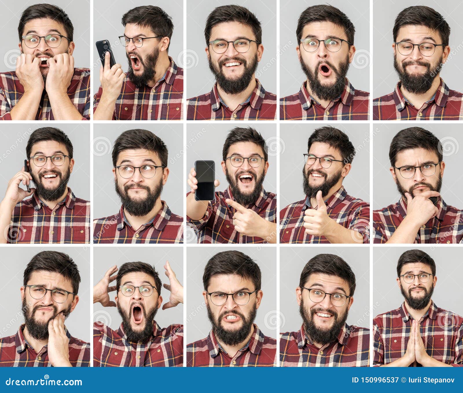 Set Of Handsome Man With Different Emotions And Gestures Stock Image ... Set Of Handsome Man With Different Emotions And Gestures Stock Image ...