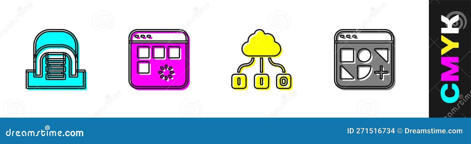 Set Hangar With Servers, Loading Data Window, Cloud Technology Transfer ... Set Hangar With Servers, Loading Data Window, Cloud Technology Transfer ...