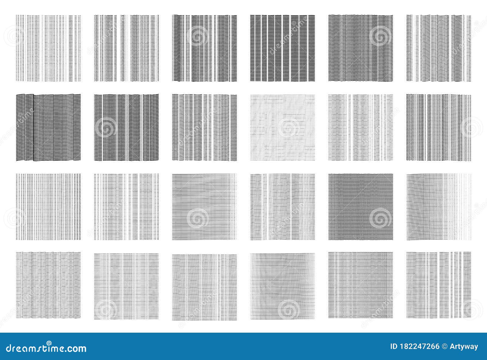 Hatching Textures. Pencil Sketching Shading Grunge Effect Vector ...