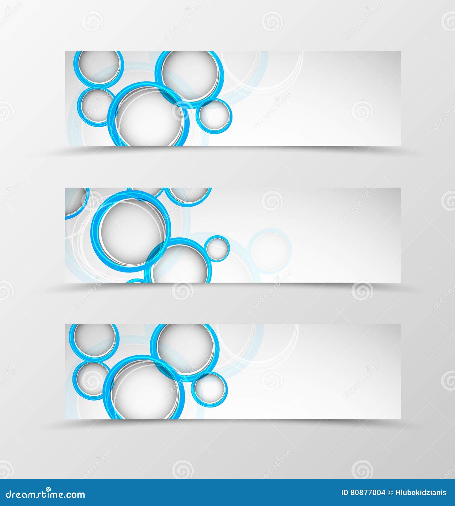 Set of Header Banner Digital Design Stock Vector - Illustration of ...