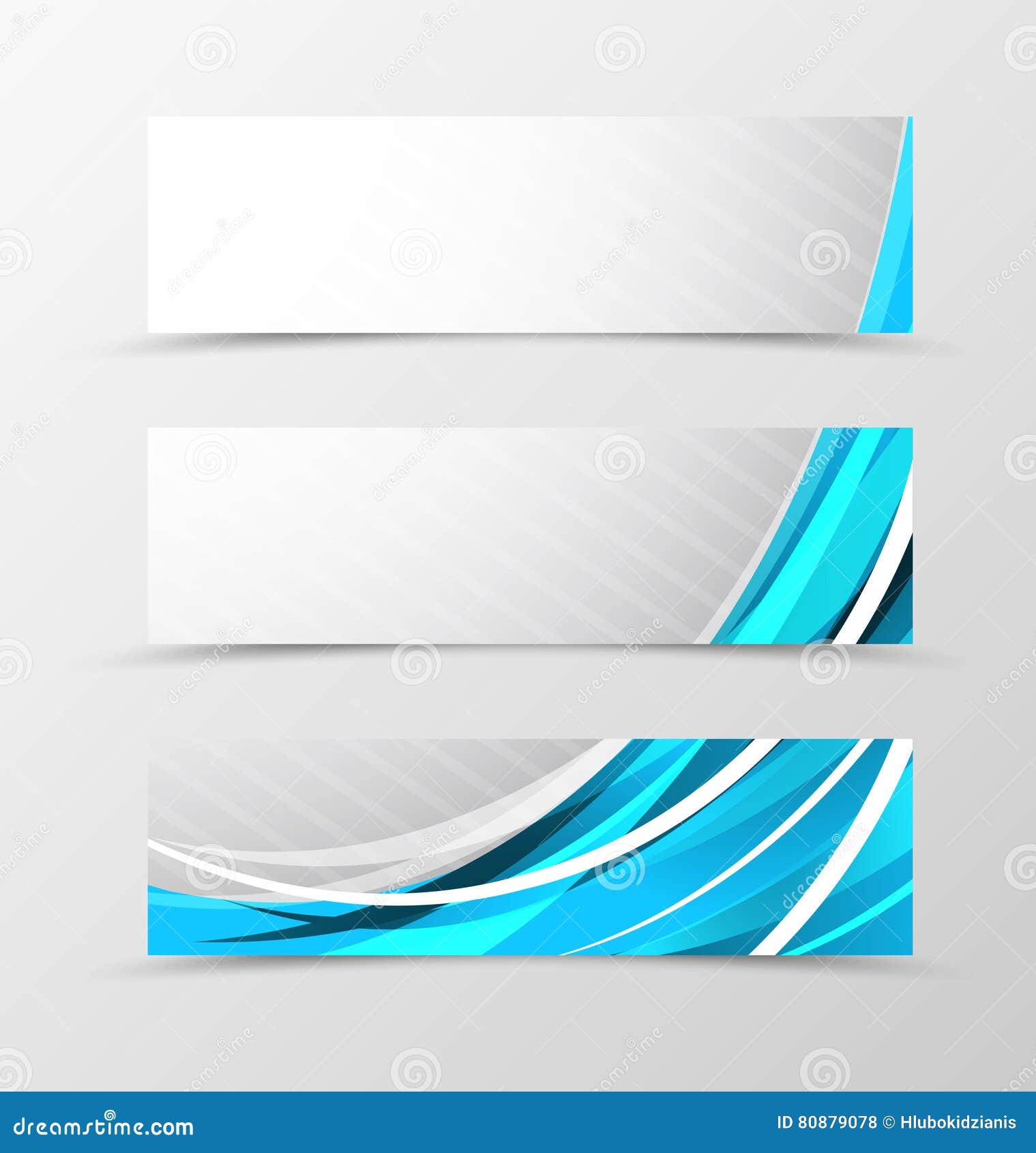 Set of Header Banner Futuristic Design Stock Vector - Illustration of ...