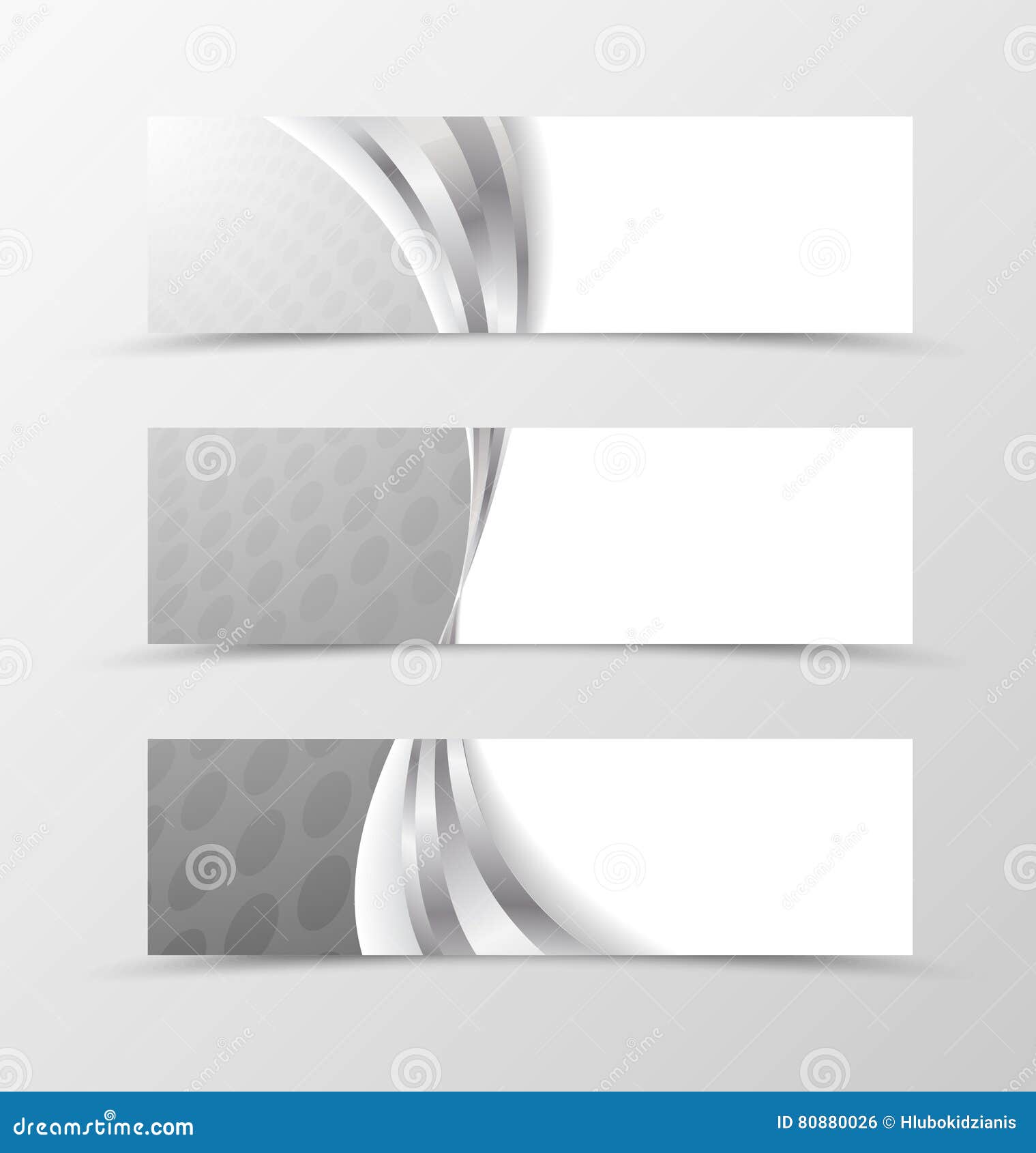 Set of Header Banner Grid Design Stock Vector - Illustration of design ...