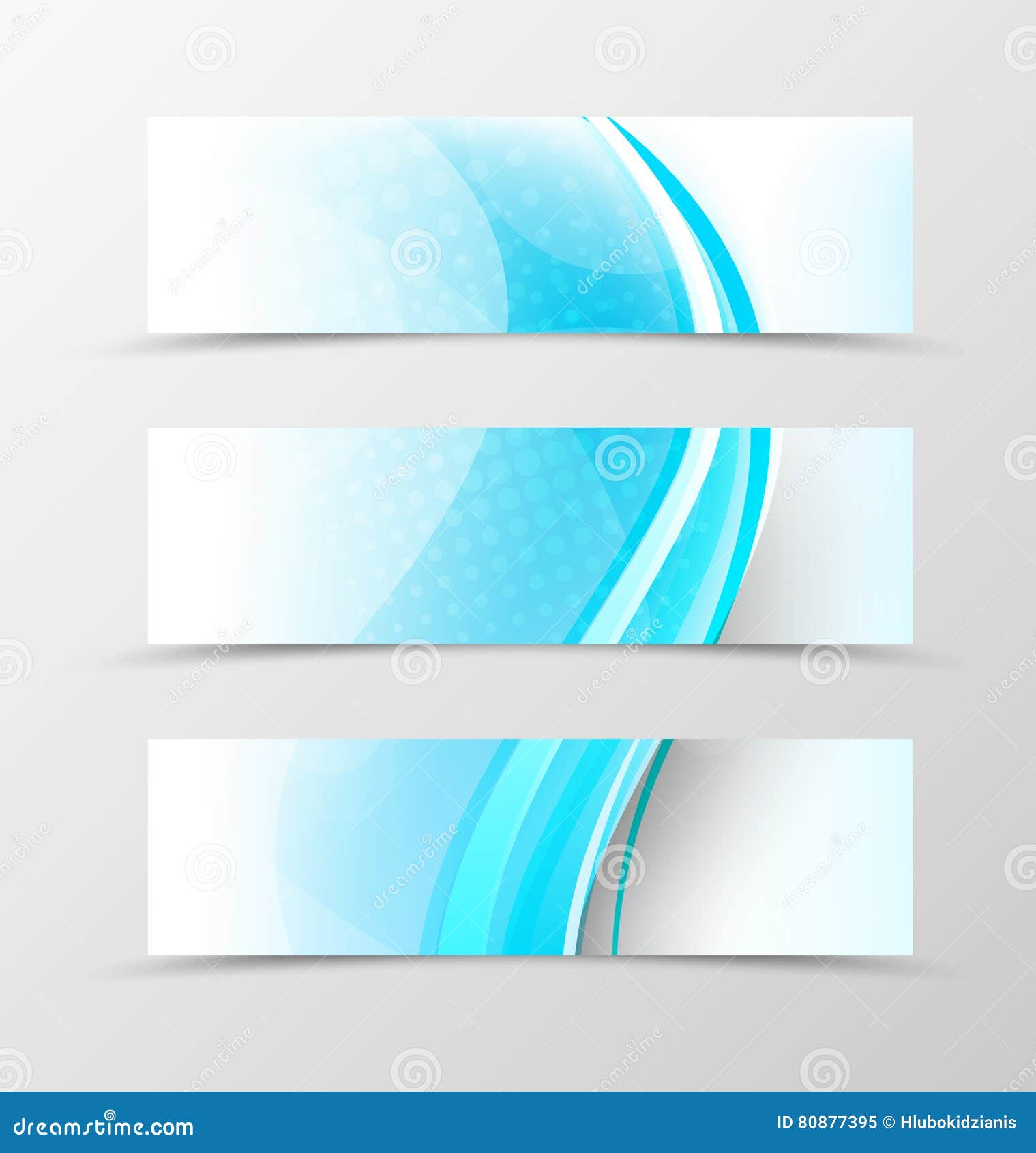 Set of Header Banner Wave Design Stock Vector - Illustration of header ...