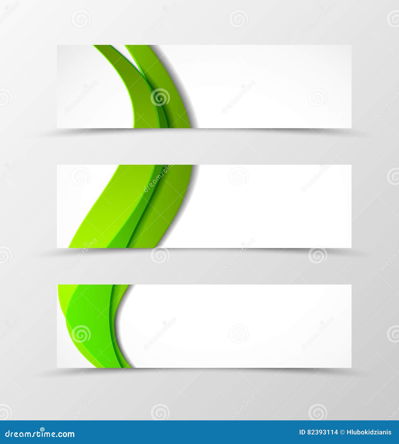 Set of Header Banner Wave Design Stock Vector - Illustration of front ...