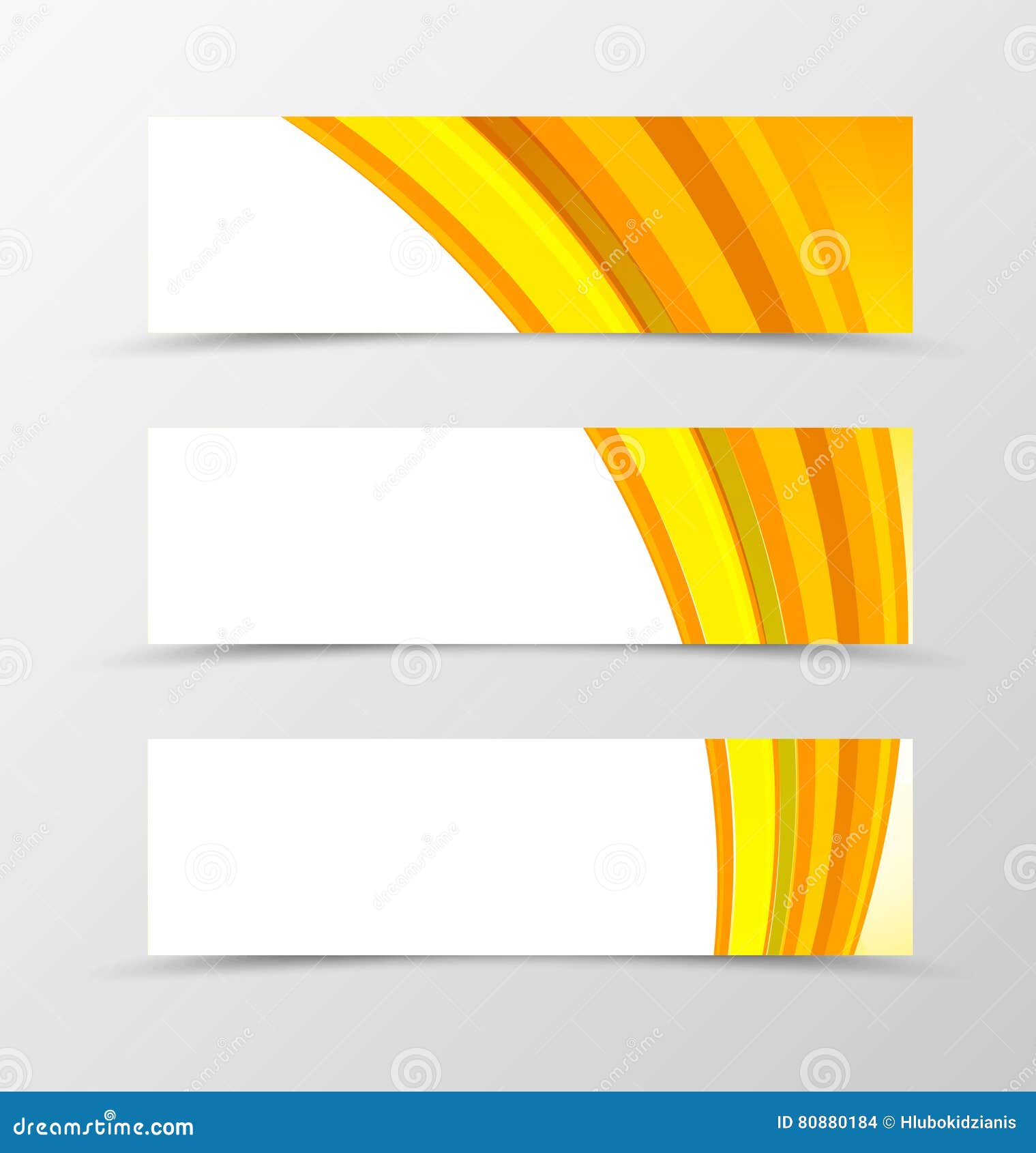 Set of Header Banner Wave Design Stock Vector - Illustration of layout ...