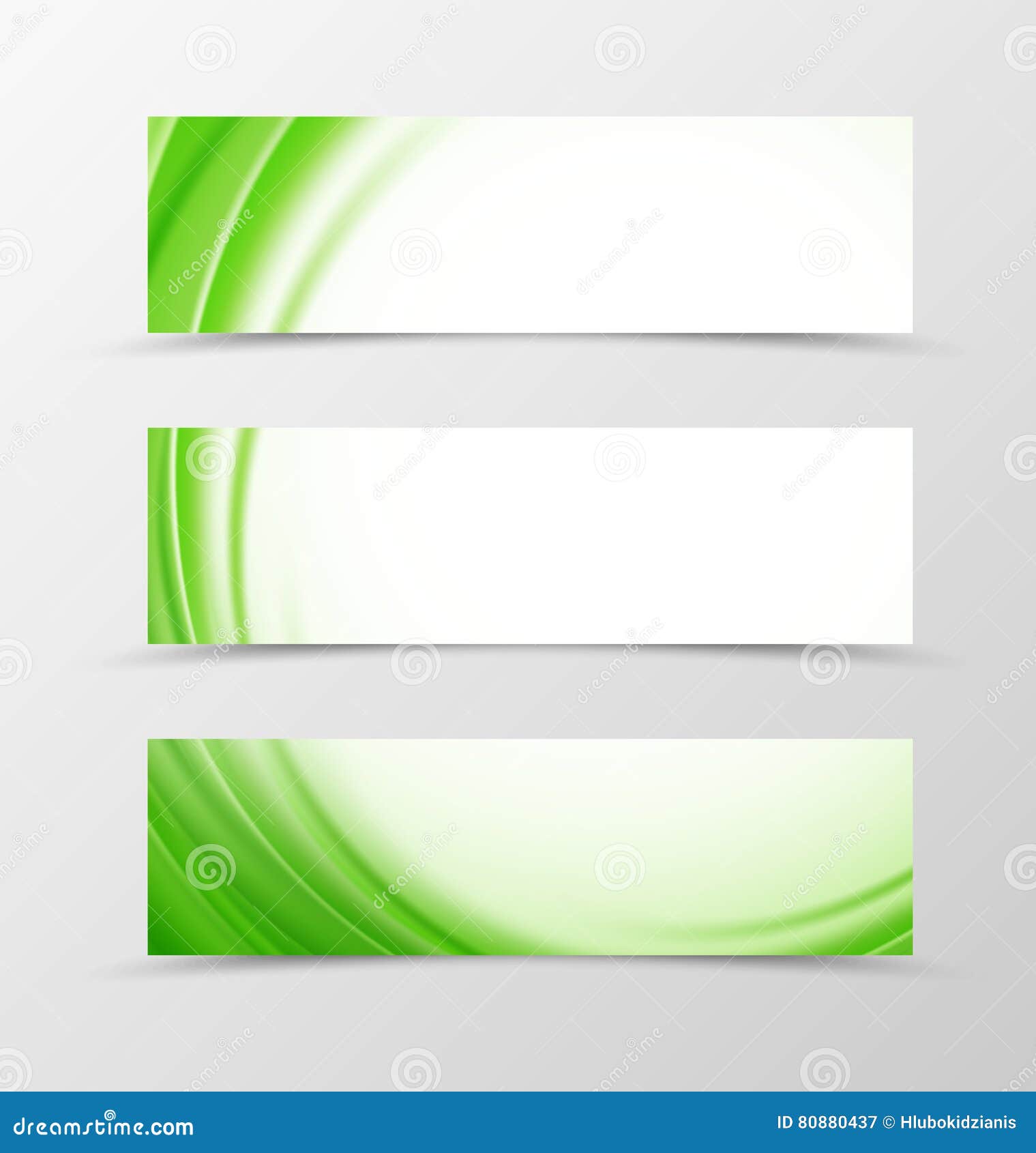 Set of Header Banner Wave Design Stock Vector - Illustration of front ...