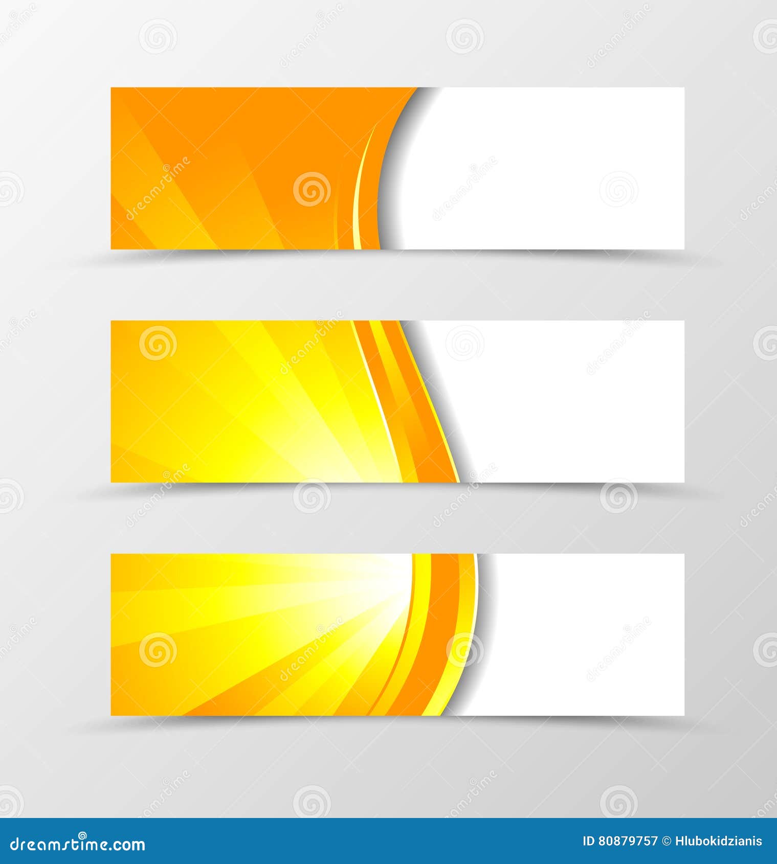 Set of Header Banner Wave Design Stock Vector - Illustration of dynamic ...