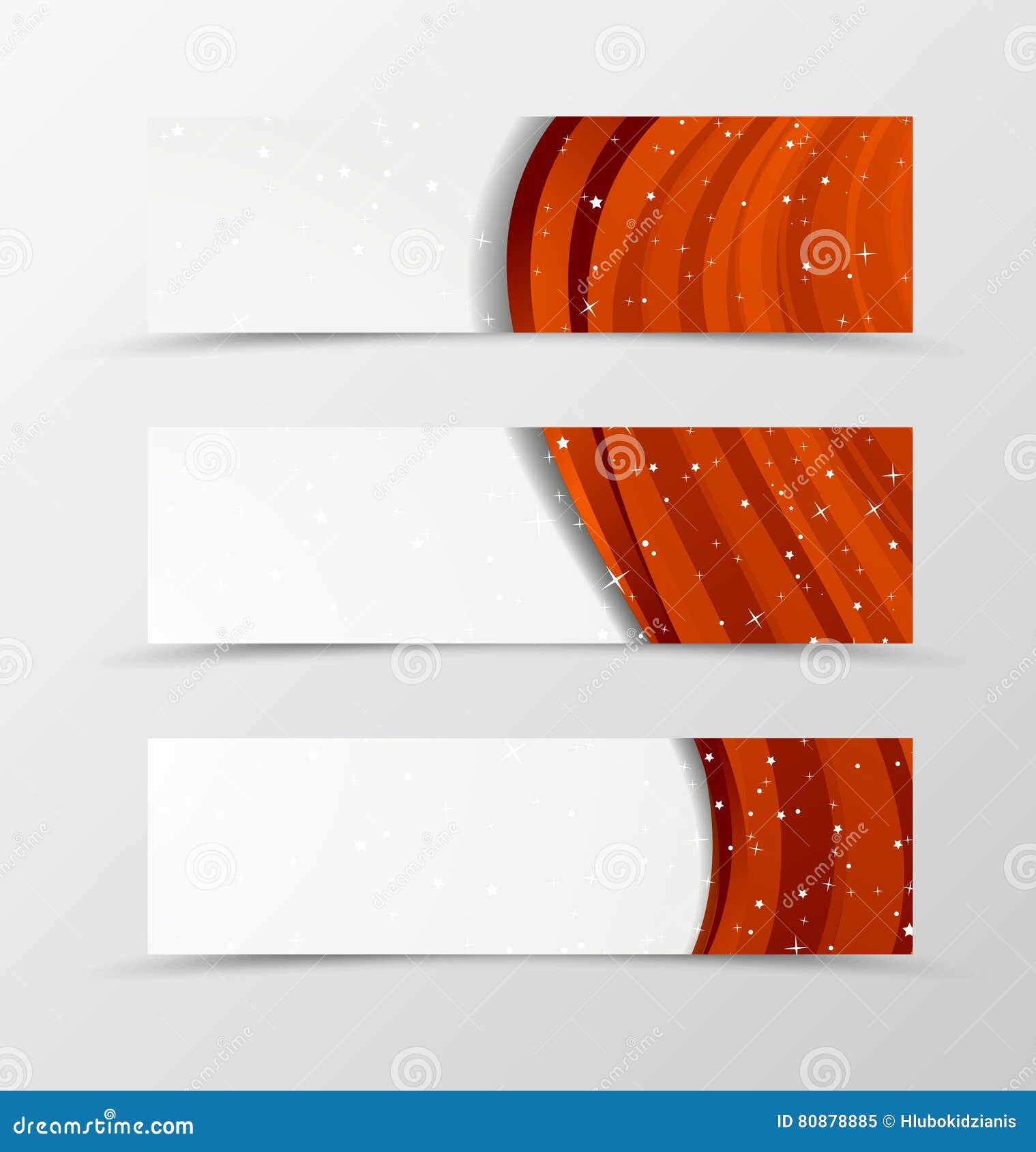 Set of Header Banner Wave Design Stock Vector - Illustration of front ...