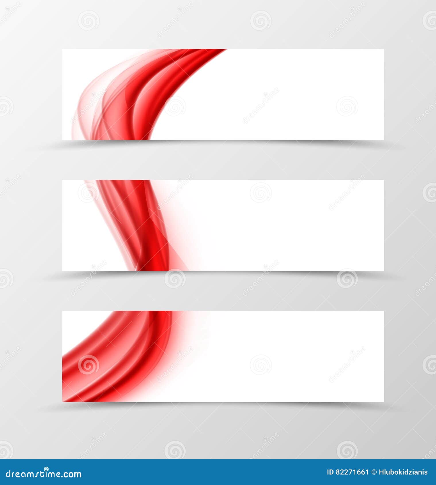 Set of Header Banner Wave Design Stock Vector - Illustration of vector ...