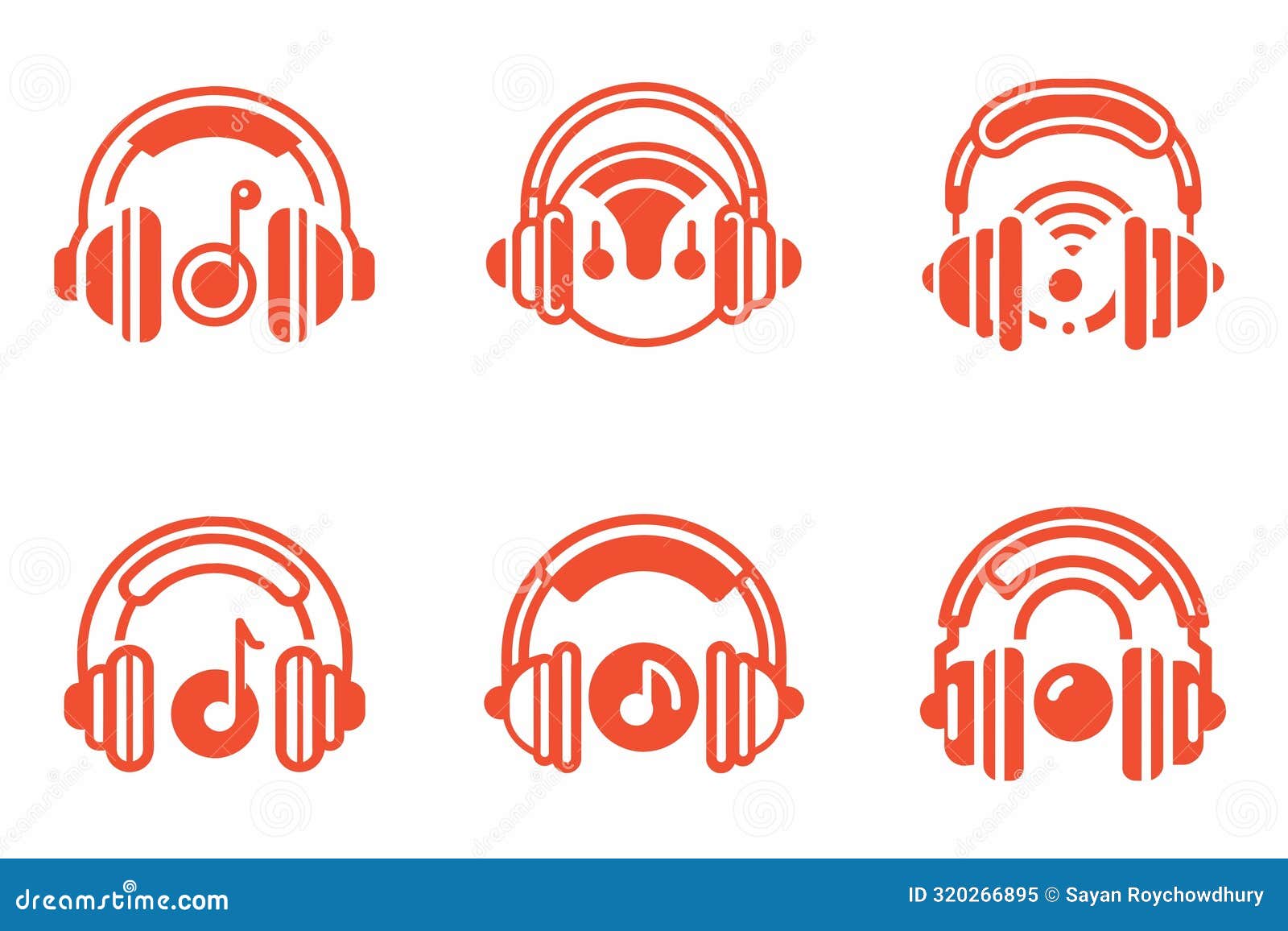Headset vector stock vector. Illustration of volume - 320266895