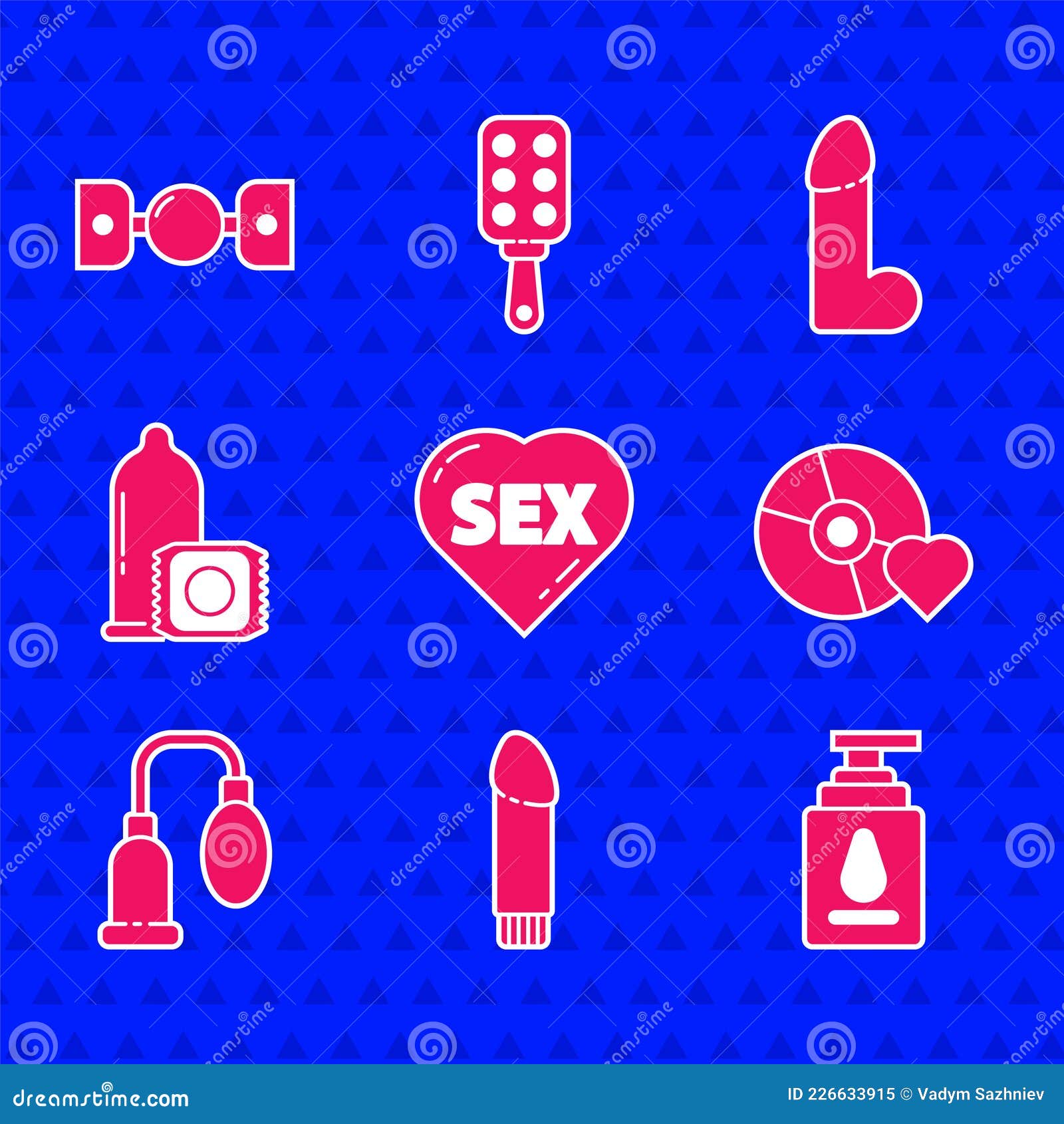 Set Heart With Text Sex Vibrator Personal Lubricant Adult Label