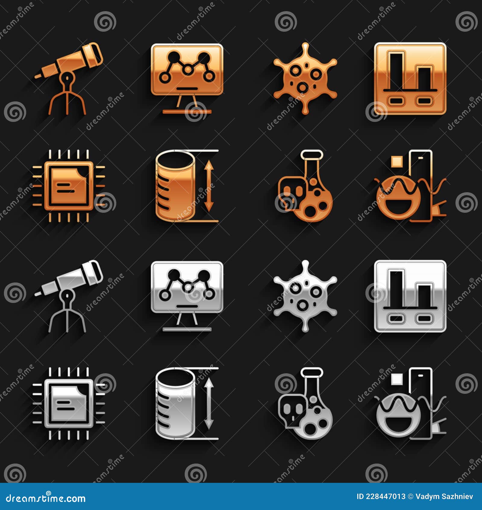 Figure With Graph And Laser Pointer Royalty-Free Stock Photography ...