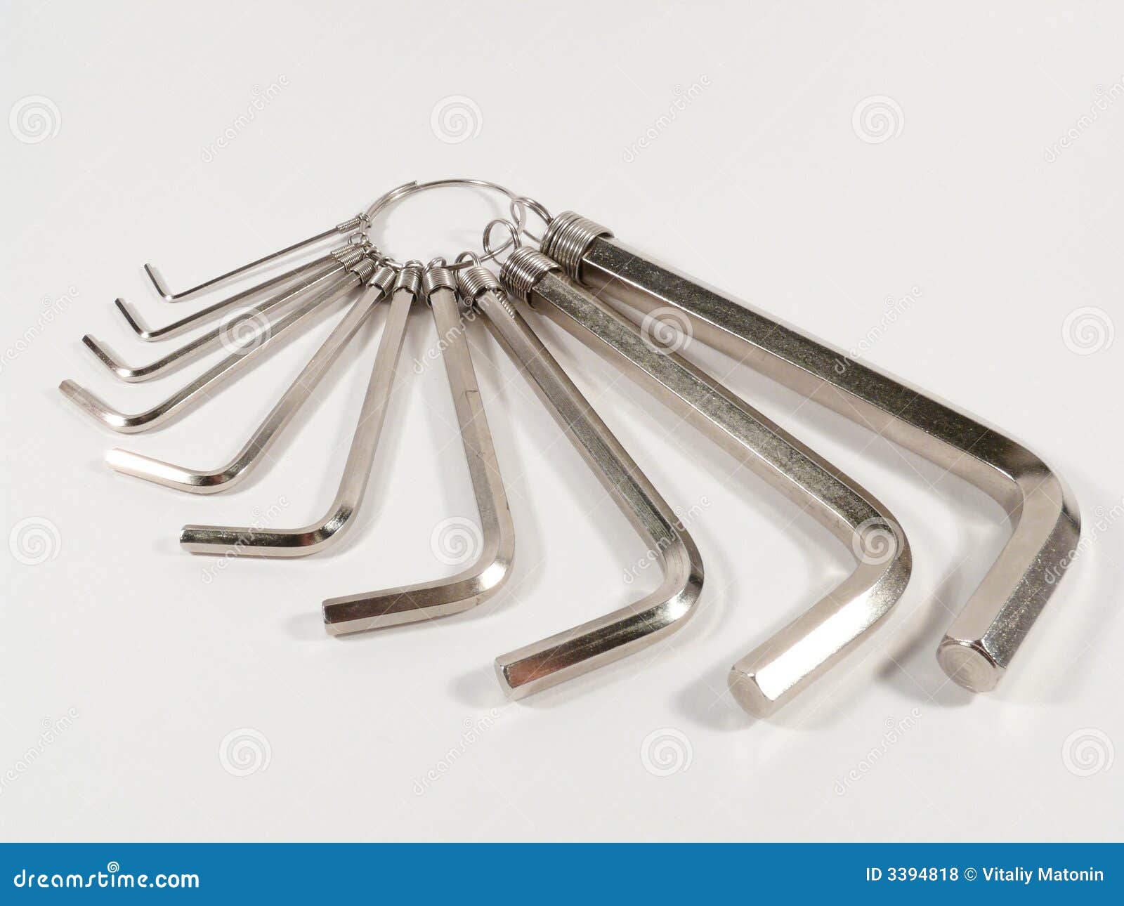 Set of Hex or Allen Wrenches Stock Photo - Image of socket, wrenches ...