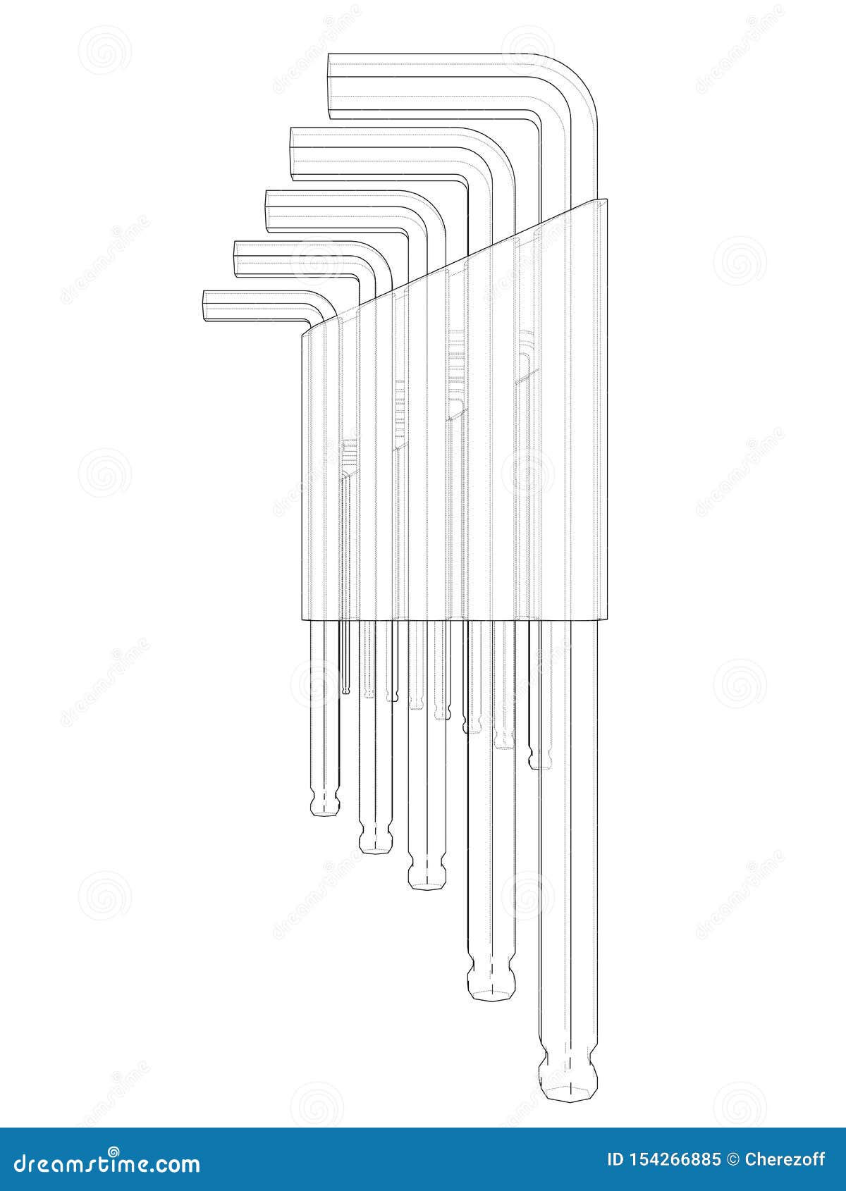 Set of Hexagon Tools. Vector Stock Vector - Illustration of repair ...