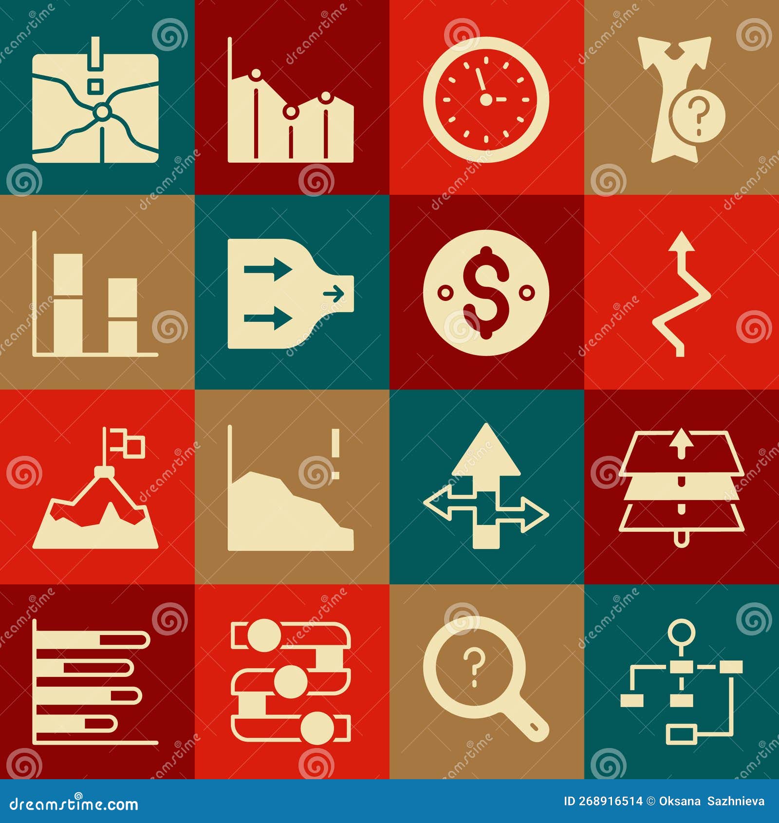 Set Hierarchy Organogram Chart, Layers, Arrow, Clock, Graph, Diagram ... Set Hierarchy Organogram Chart, Layers, Arrow, Clock, Graph, Diagram ...