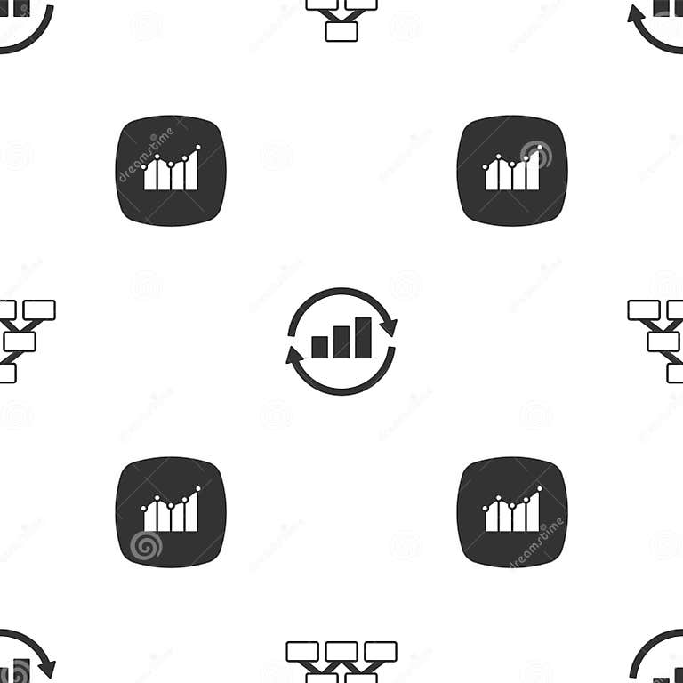 Set Hierarchy Organogram, Graph Chart Infographic and Financial Growth ...