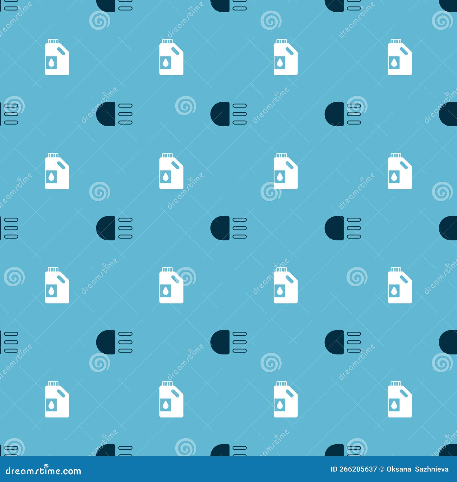 Set High Beam and Canister for Motor Oil on Seamless Pattern. Vector ... Set High Beam and Canister for Motor Oil on Seamless Pattern. Vector ...