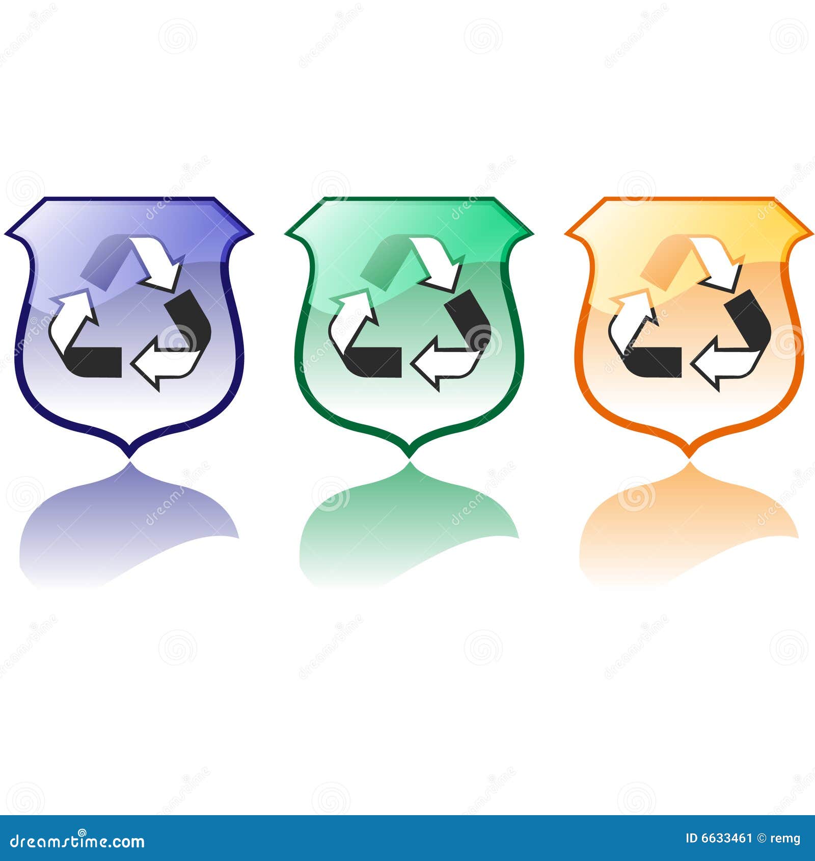 Set of High Quality Recycling Icons Vectors Stock Illustration ...