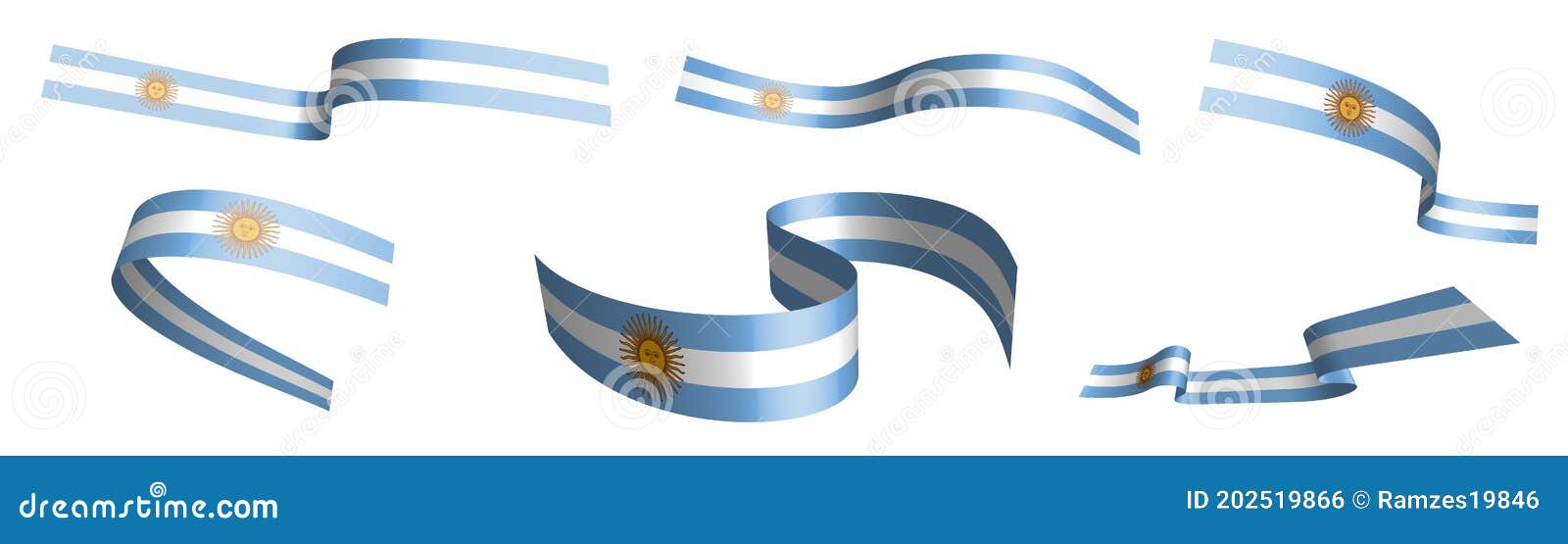 Argentina Map Element With 3D Isometric Shape Vector Illustration ...