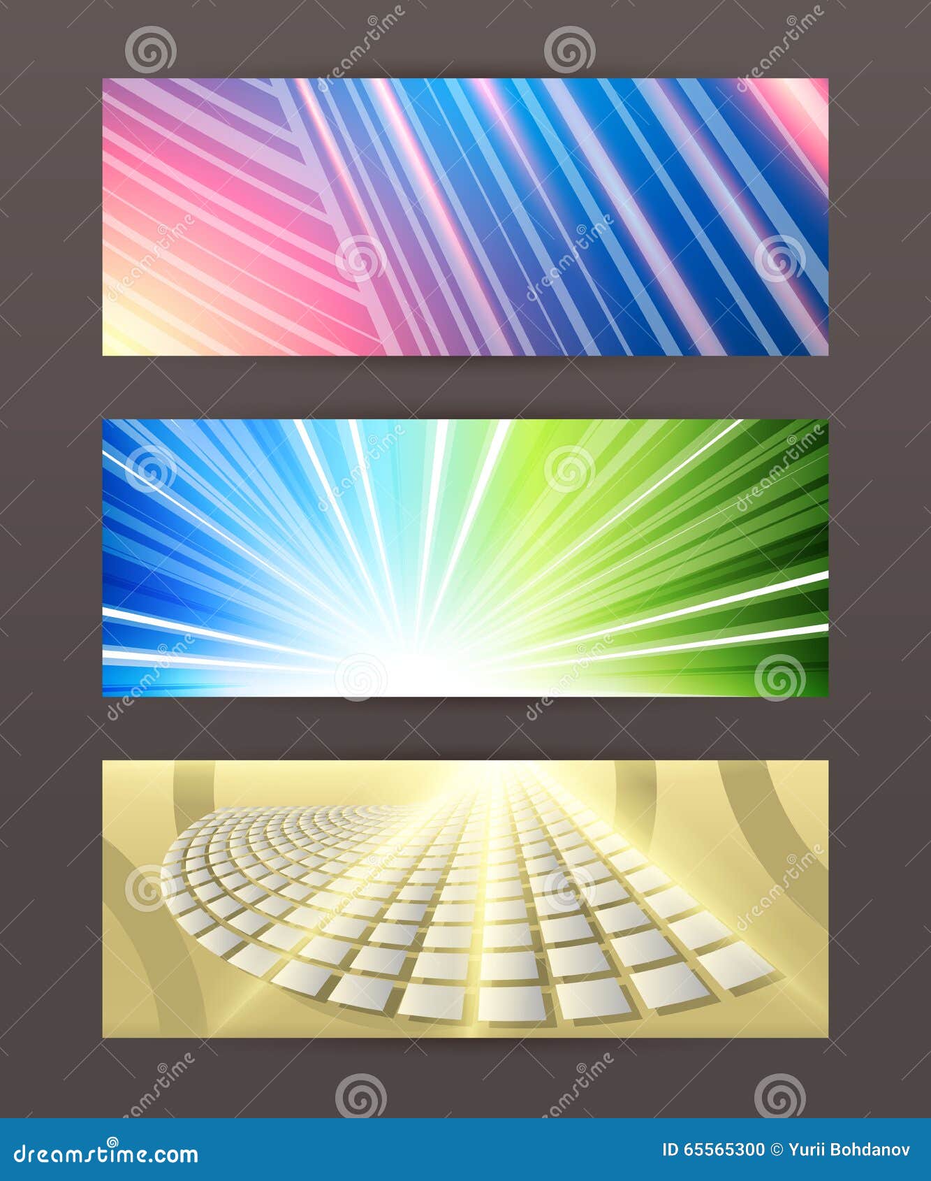 Set of Horizontal Banner Header Website36 Stock Vector - Illustration ...