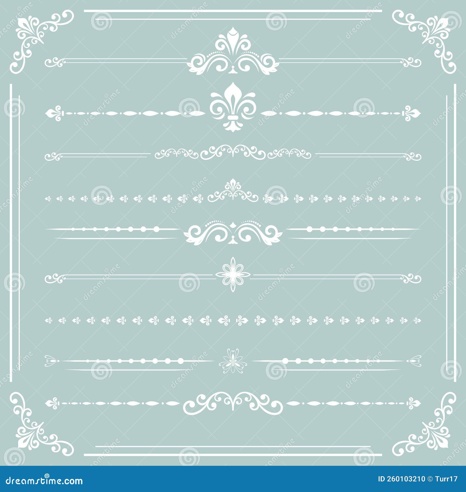 Set of Horizontal Patterns stock illustration. Illustration of ...