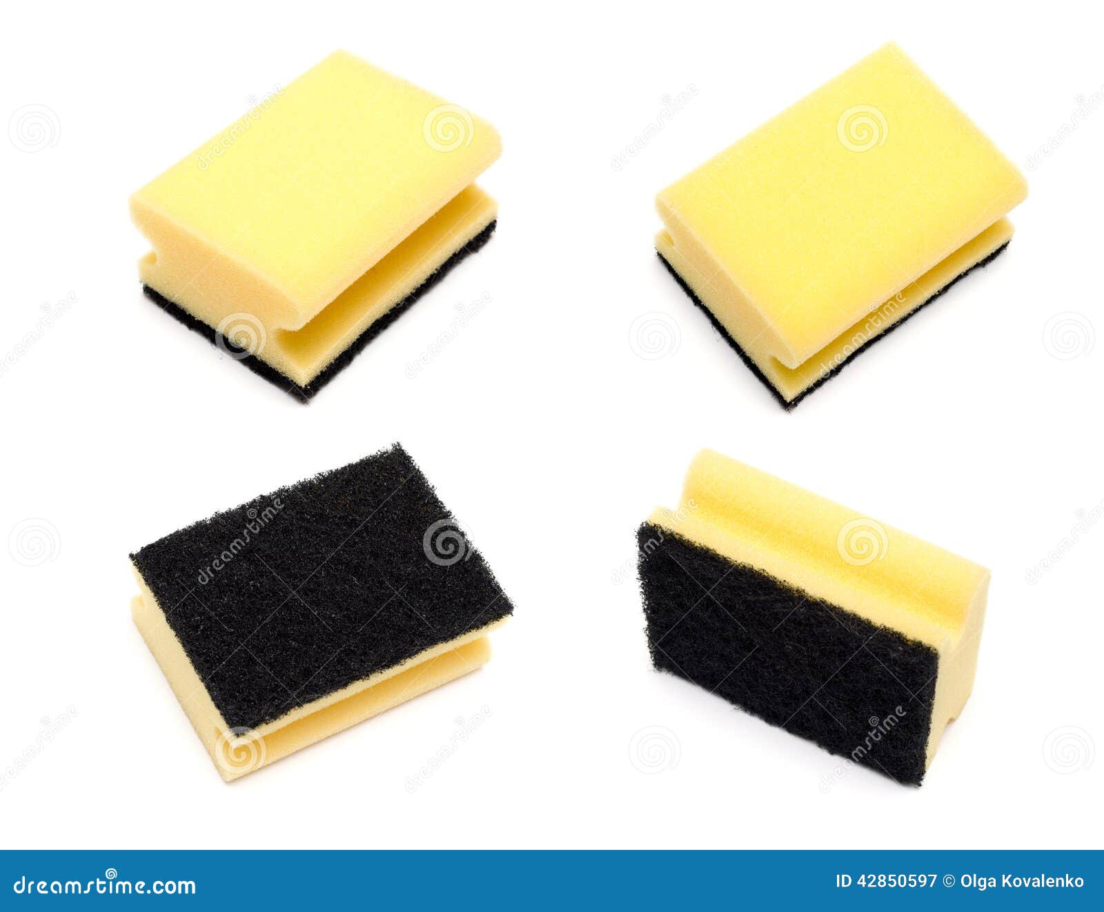 Set of household sponge stock image. Image of group, background - 42850597