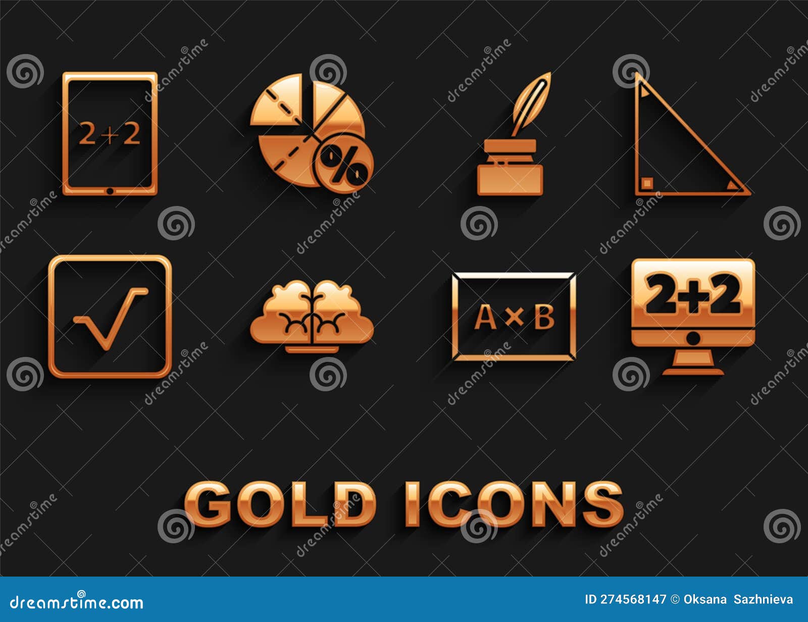 Set Human Brain, Triangle Math, Equation Solution, Chalkboard, Square ...