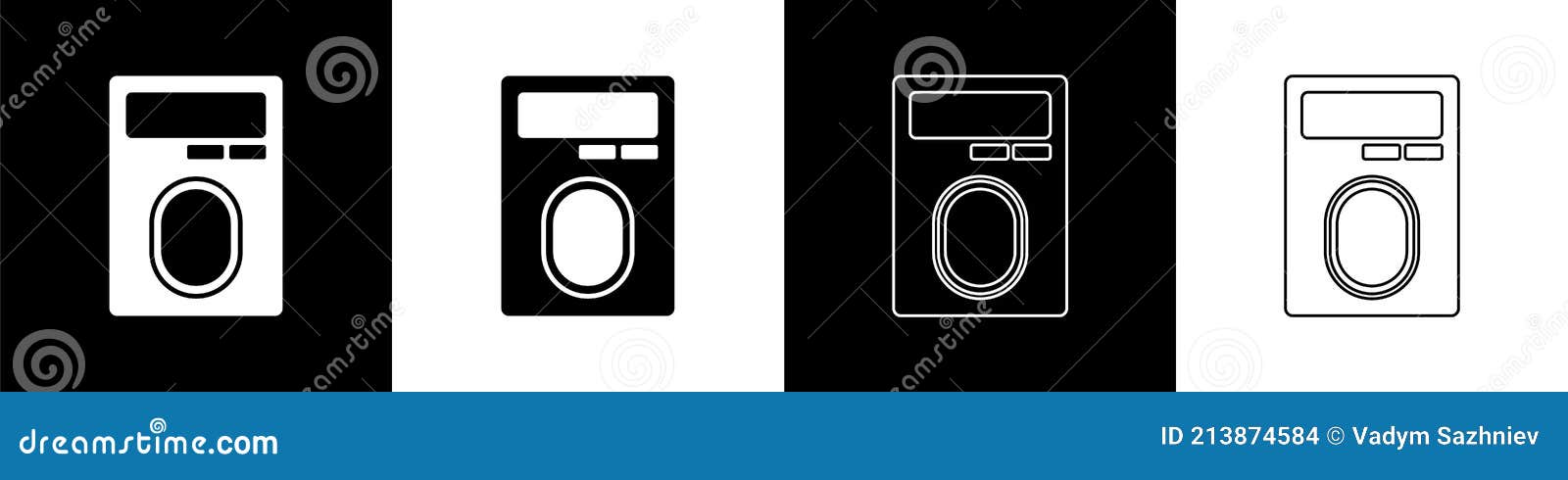 Set Human Hand Scanning with Finger Scan on Access Control Machine Icon ...