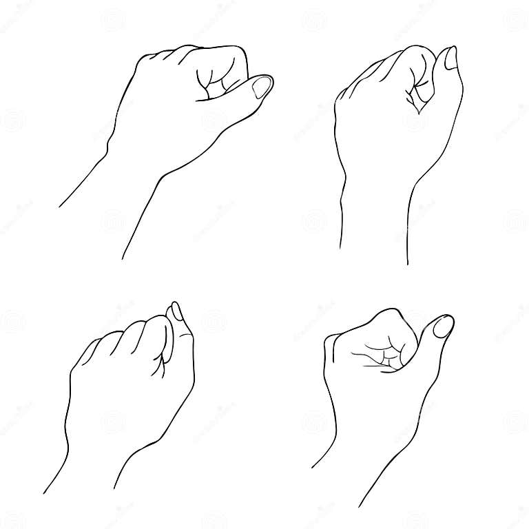 Set of Human Hands Clenched Fists Raised Up in the Air Stock Vector ... Set of Human Hands Clenched Fists Raised Up in the Air Stock Vector ...