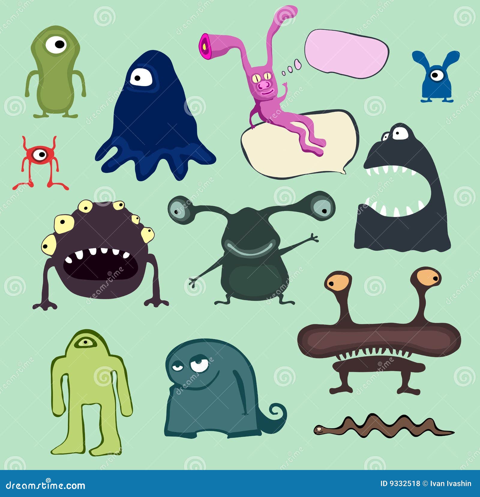 Set of Humorous Bug Cartoons Stock Vector - Illustration of colour ...