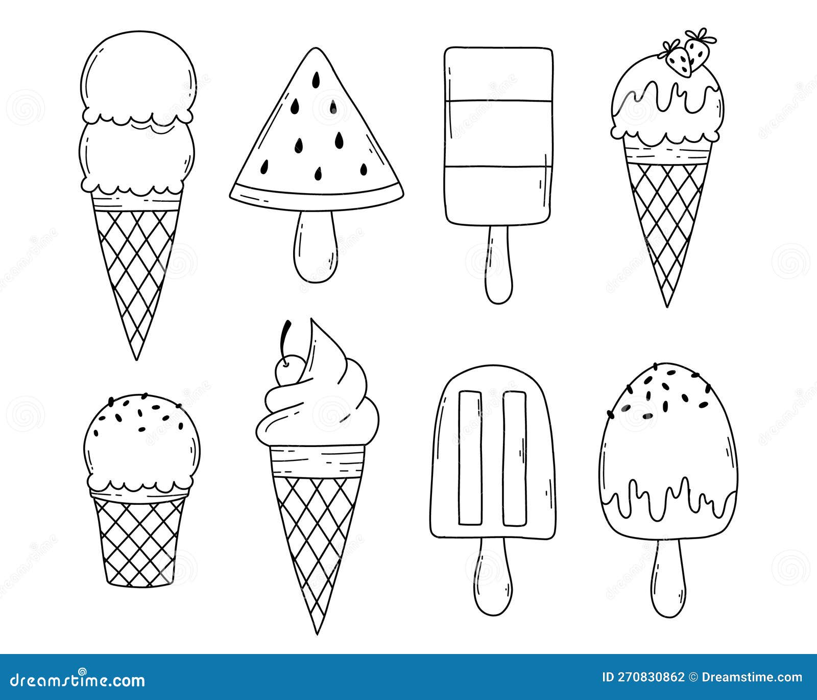 Linear Ice Cream Maker Icon From Electronic Devices Outline Collection ...