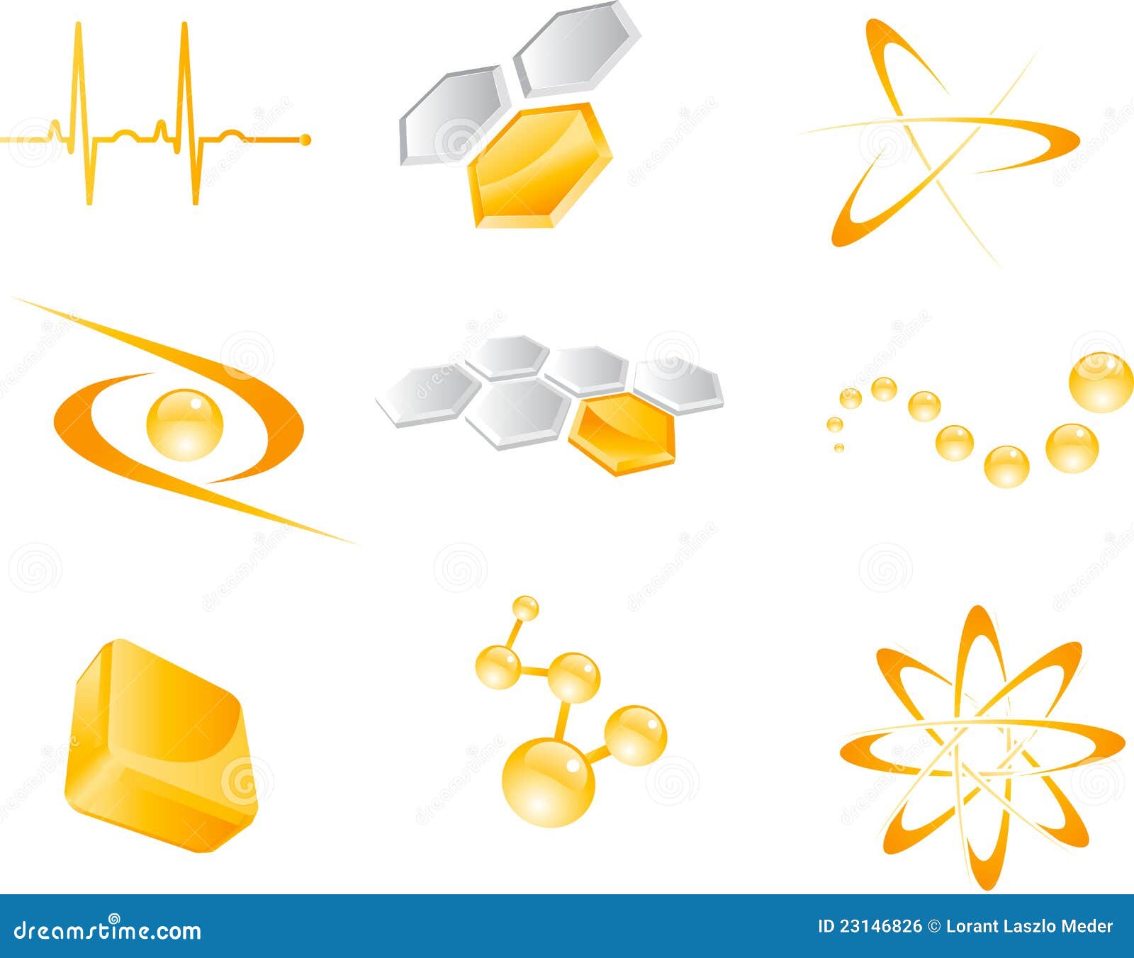 Set of icon elements stock vector. Illustration of graphic - 23146826